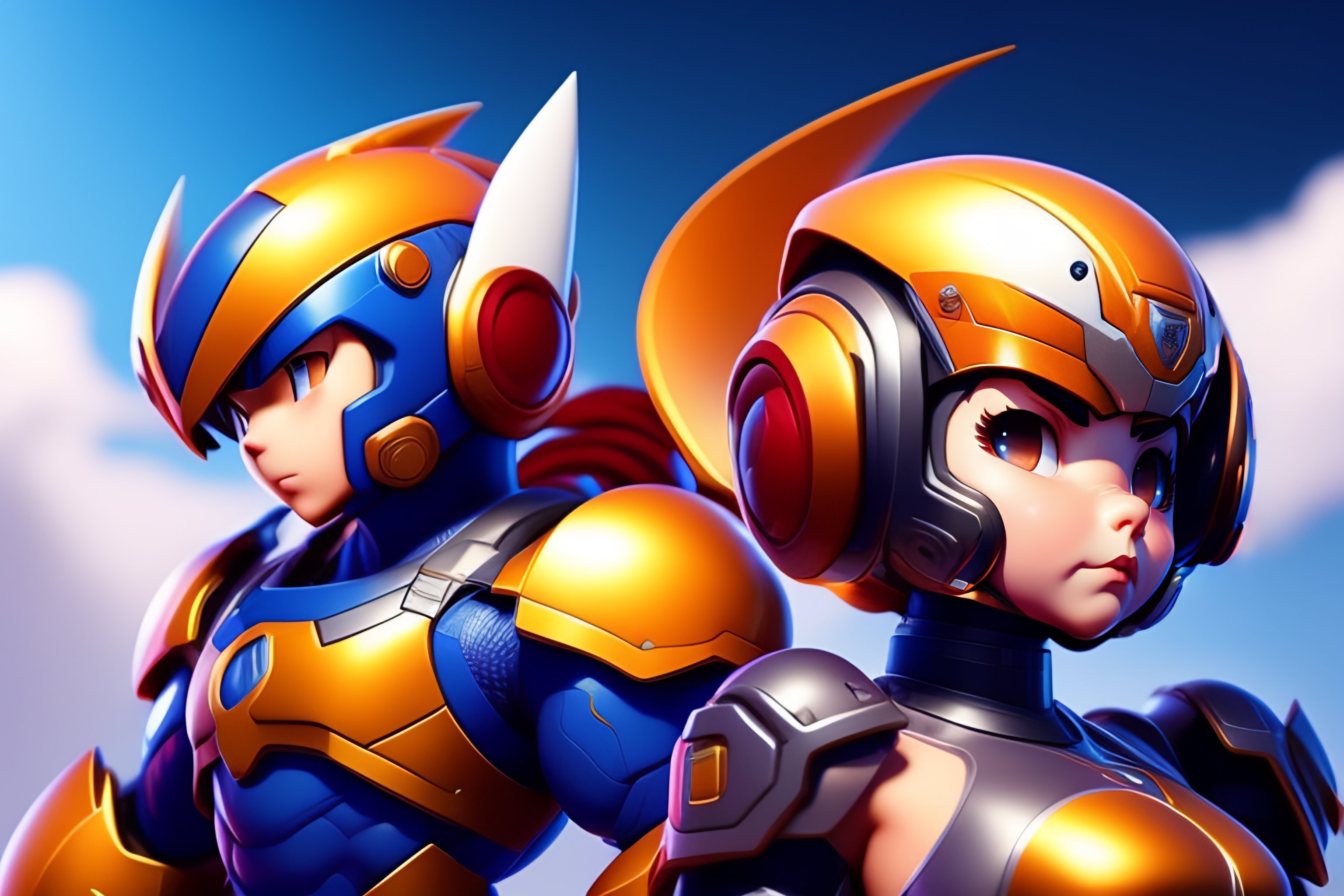 Lexica - 8-bit mega man made by stanley artgerm lau, wlop, rossdraws ...