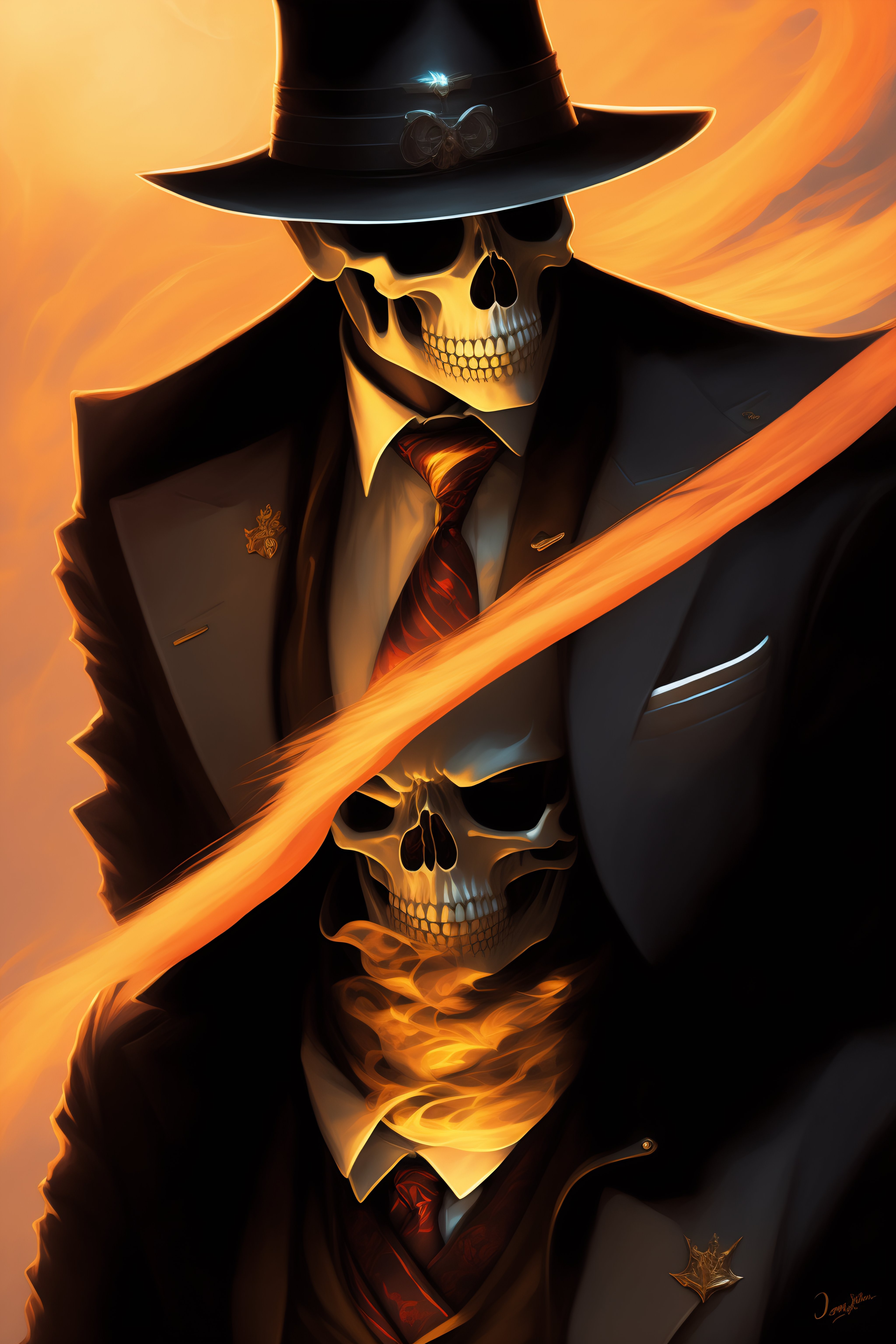 Lexica - Skulduggery pleasant, derek landy, detective Skeleton, by Greg ...