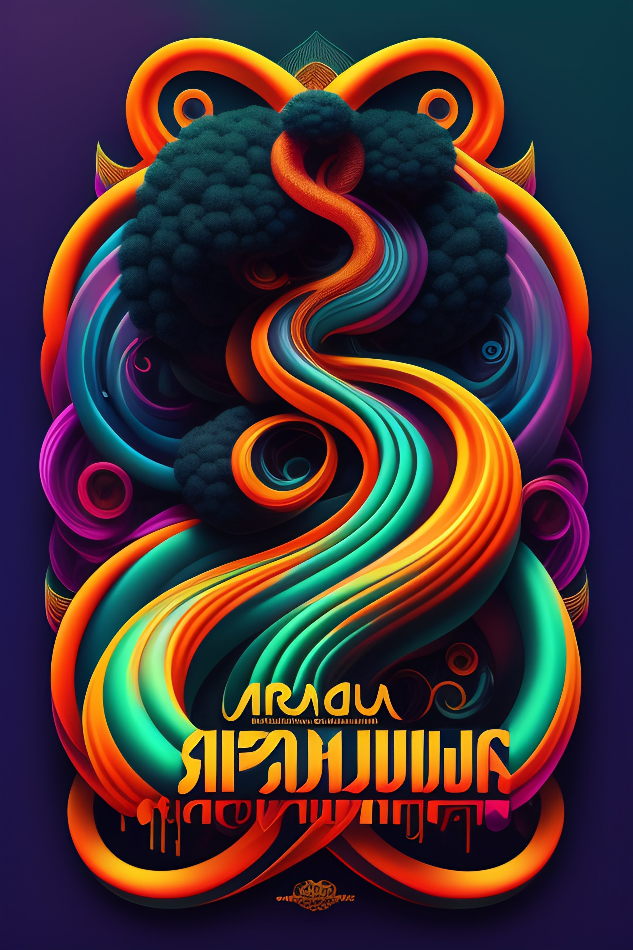 Lexica - "Afrobeats" write text intricately detailed album cover with ...