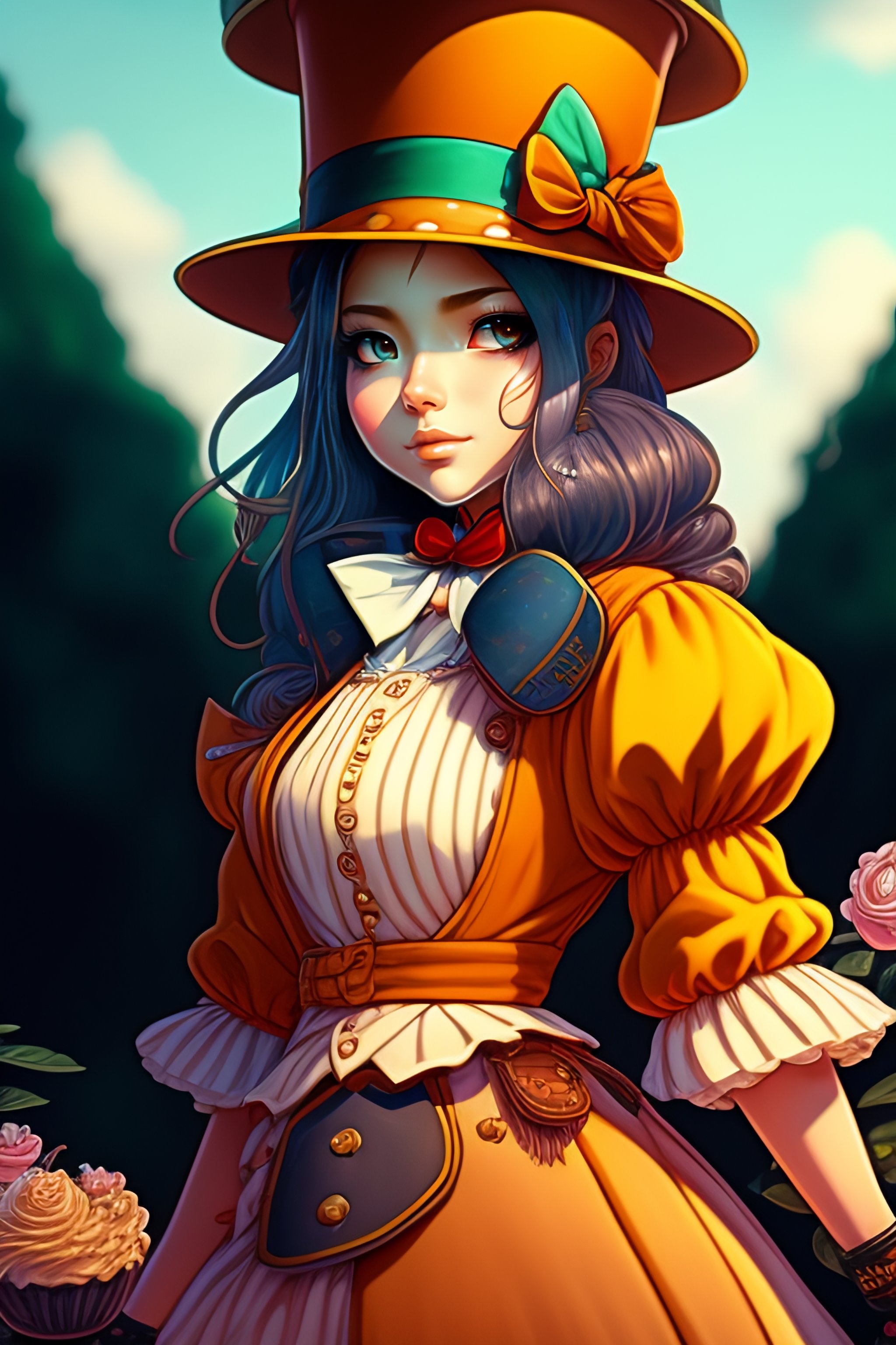 Alice In Wonderland Anime Mad Hatter As A Girl