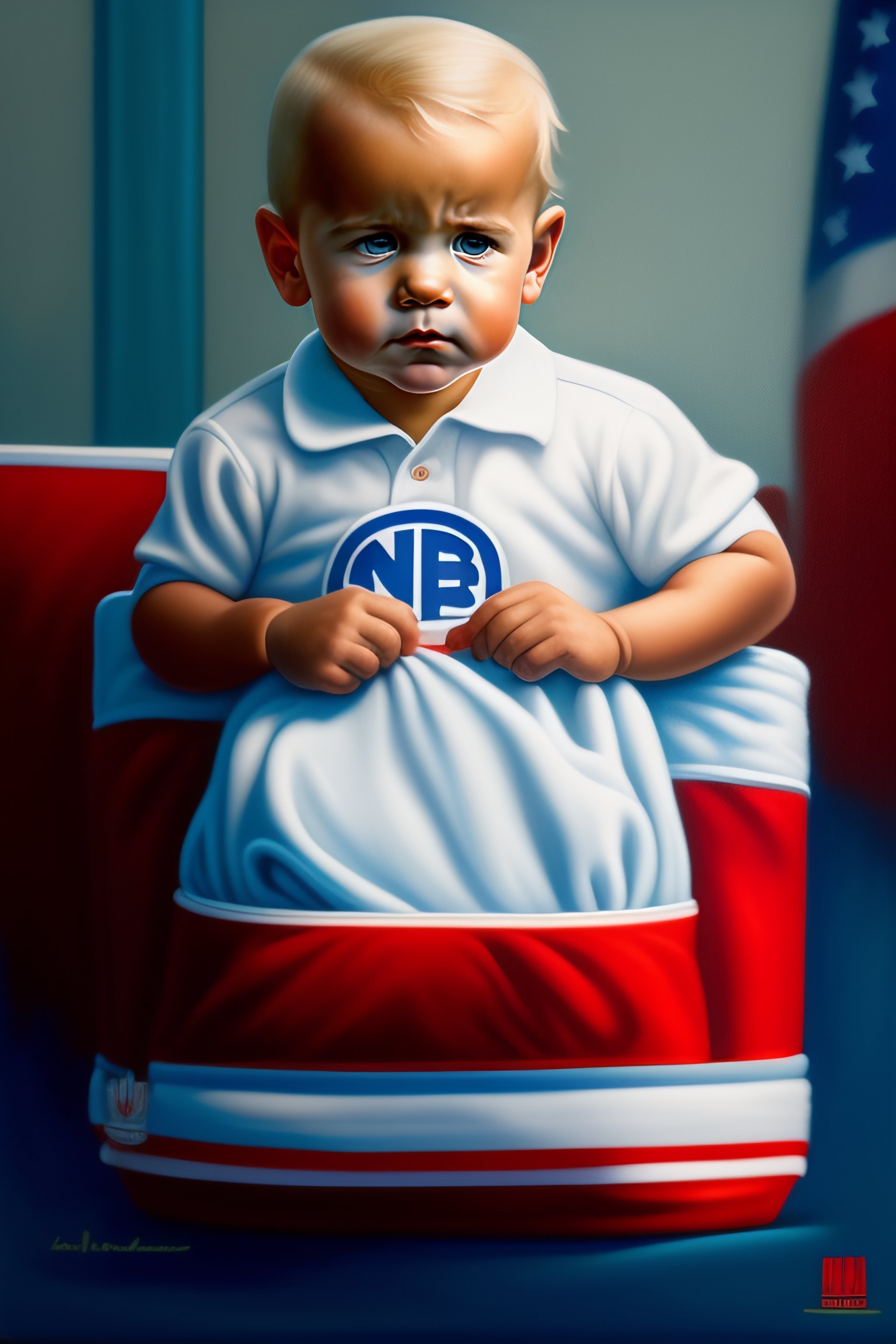 Lexica - High resolution painting of Joe Biden with an Evil lost ...