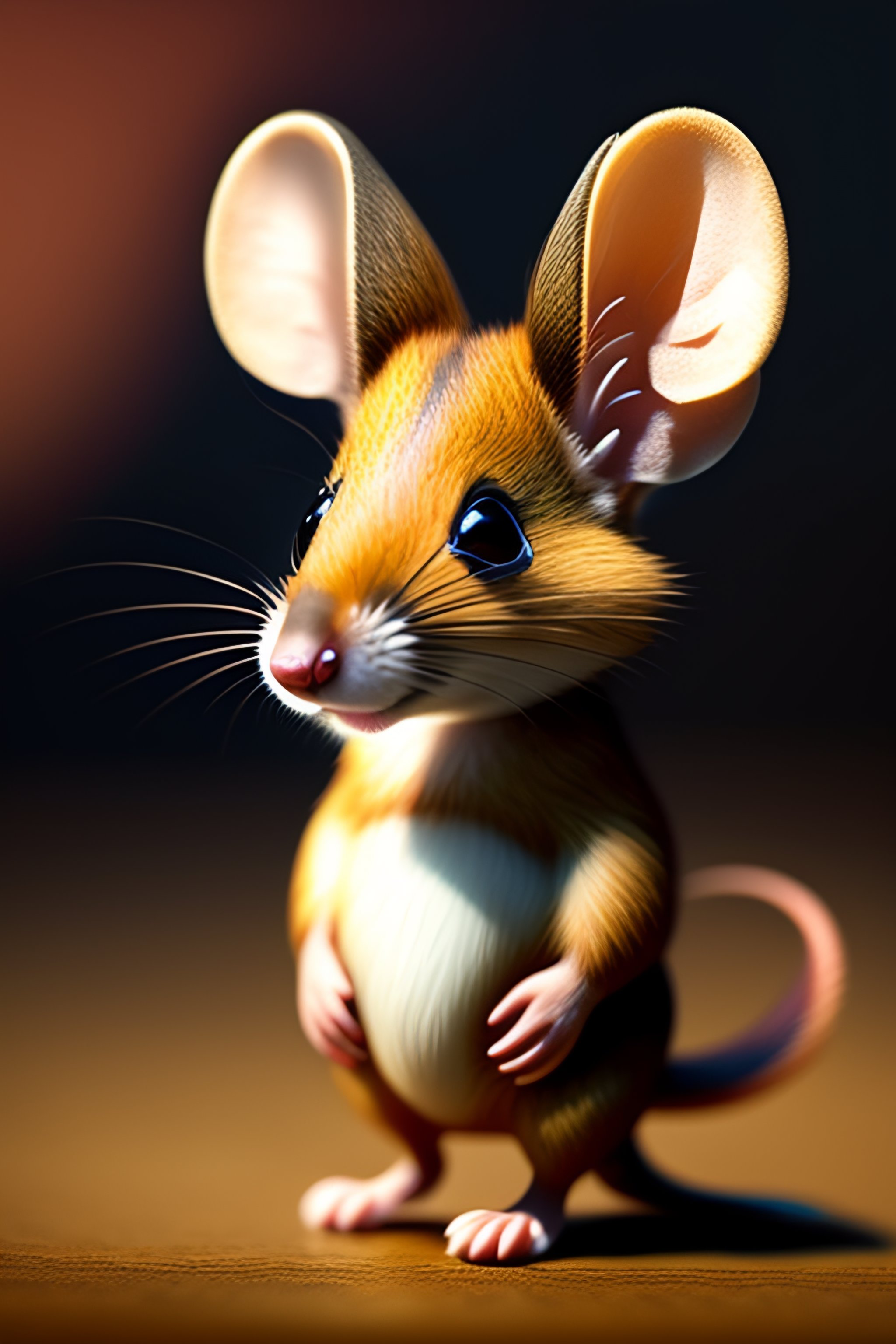 Lexica - A furry mouse with deer legs