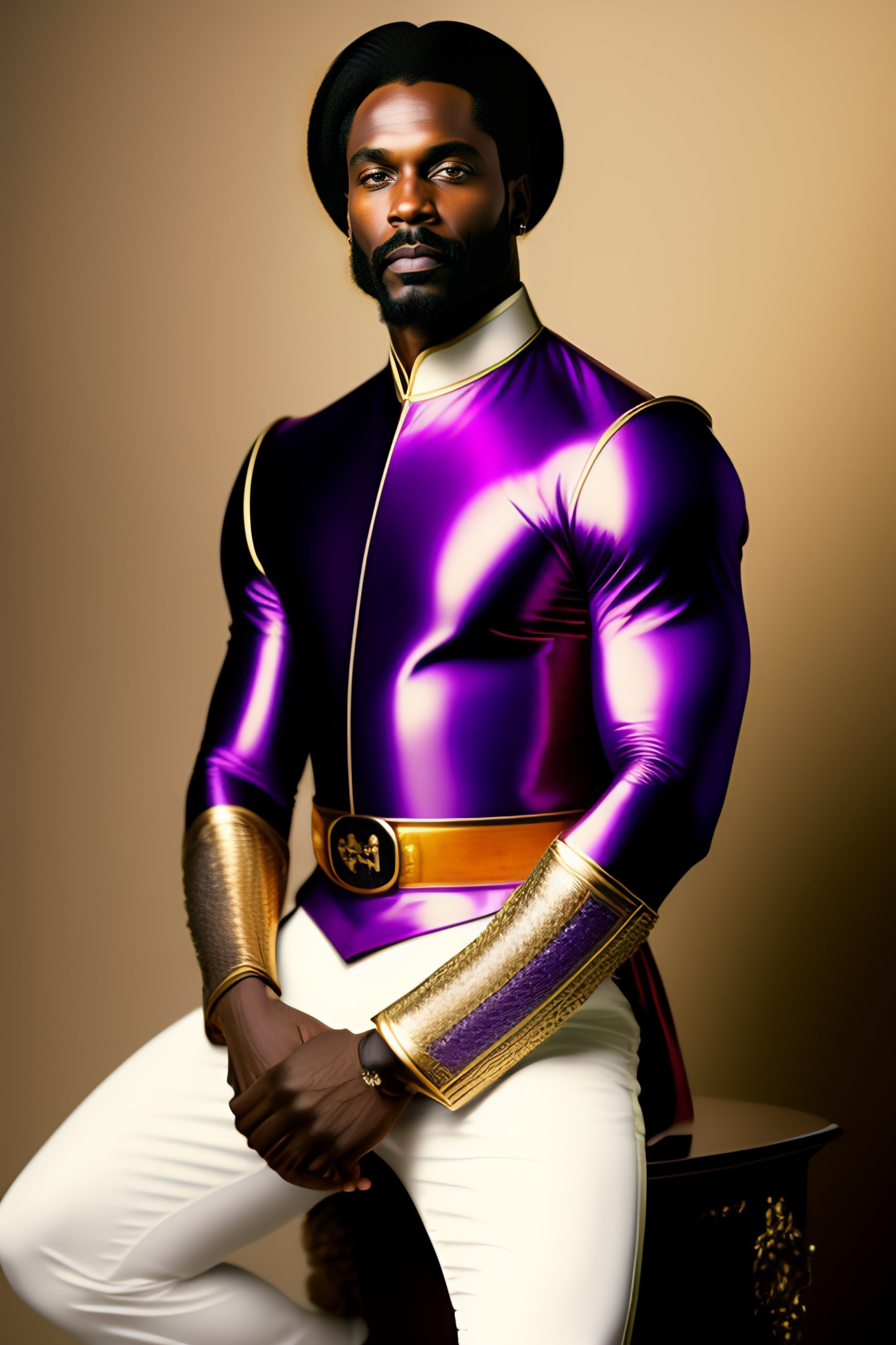 Lexica - A portrait photo of a deep black man with brown green eyes ...