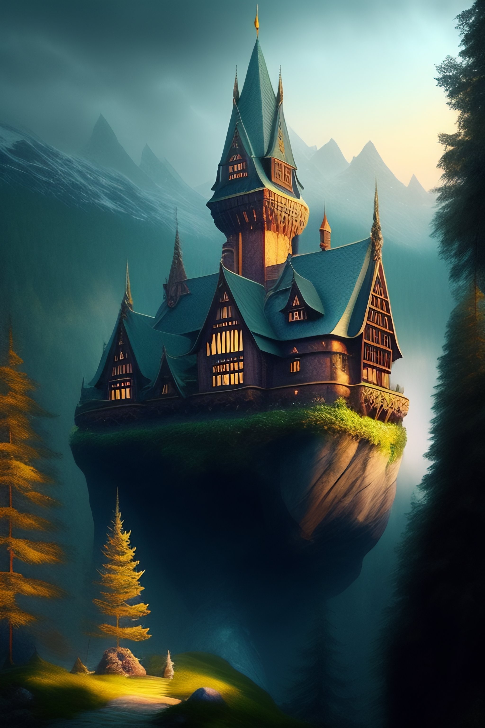 Lexica - Elven castle in the forest