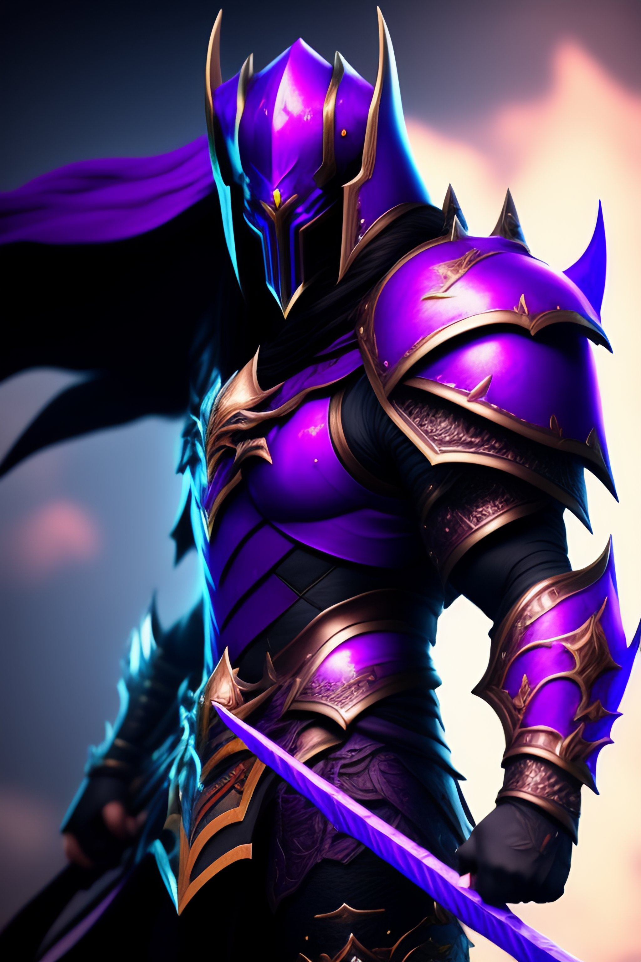 Lexica - Mordekaiser from League of Legends using dark armor with ...