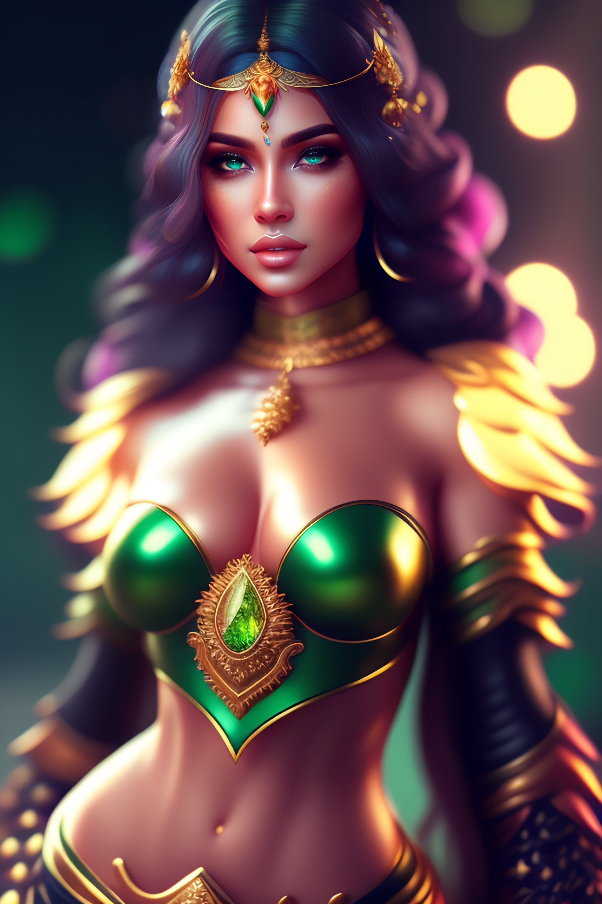 Lexica - Epic professional digital art of 💞 🎂 💚 🗿, best on artstation, breathtaking, epic ...