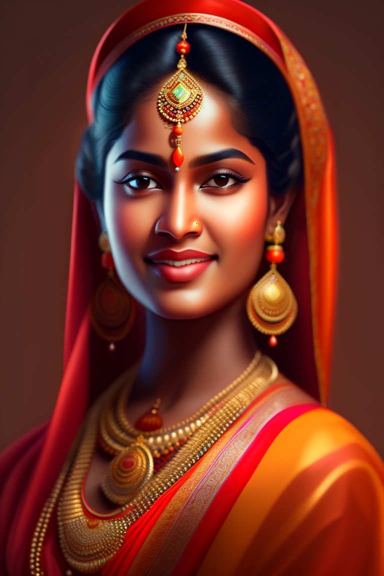 Lexica - South indian woman , high quality, 4k,cinematic light, warm ...