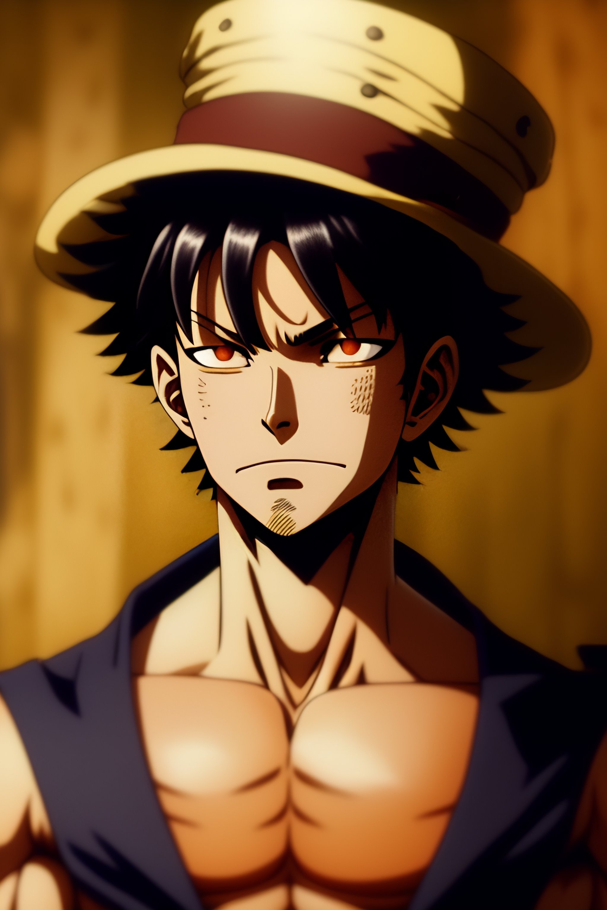 Lexica - Luffy au chapeaux de paille sur le vogue merry avec ses nakama