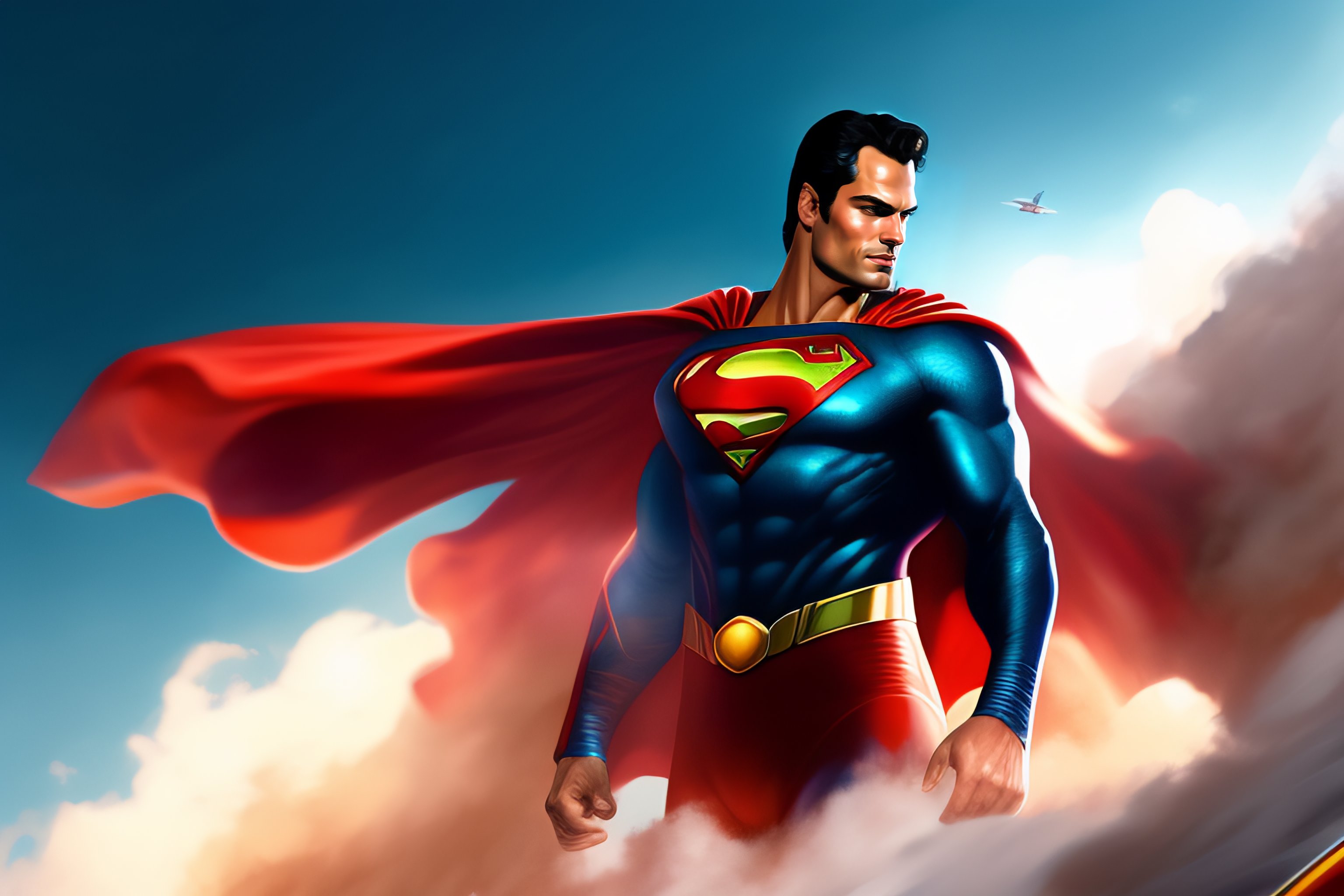 Superman Henry Cavill Flying