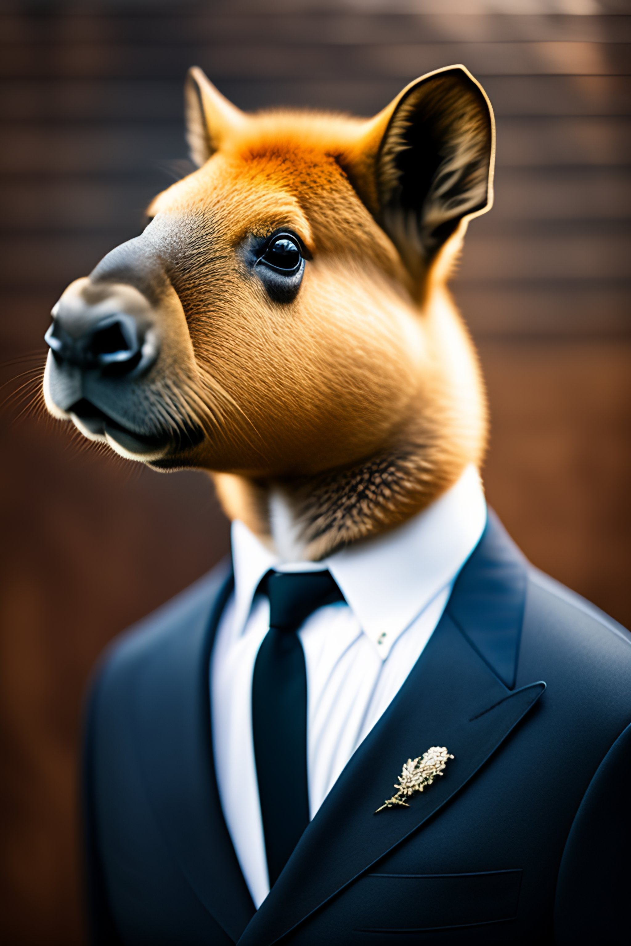Lexica - Capybara in a suit