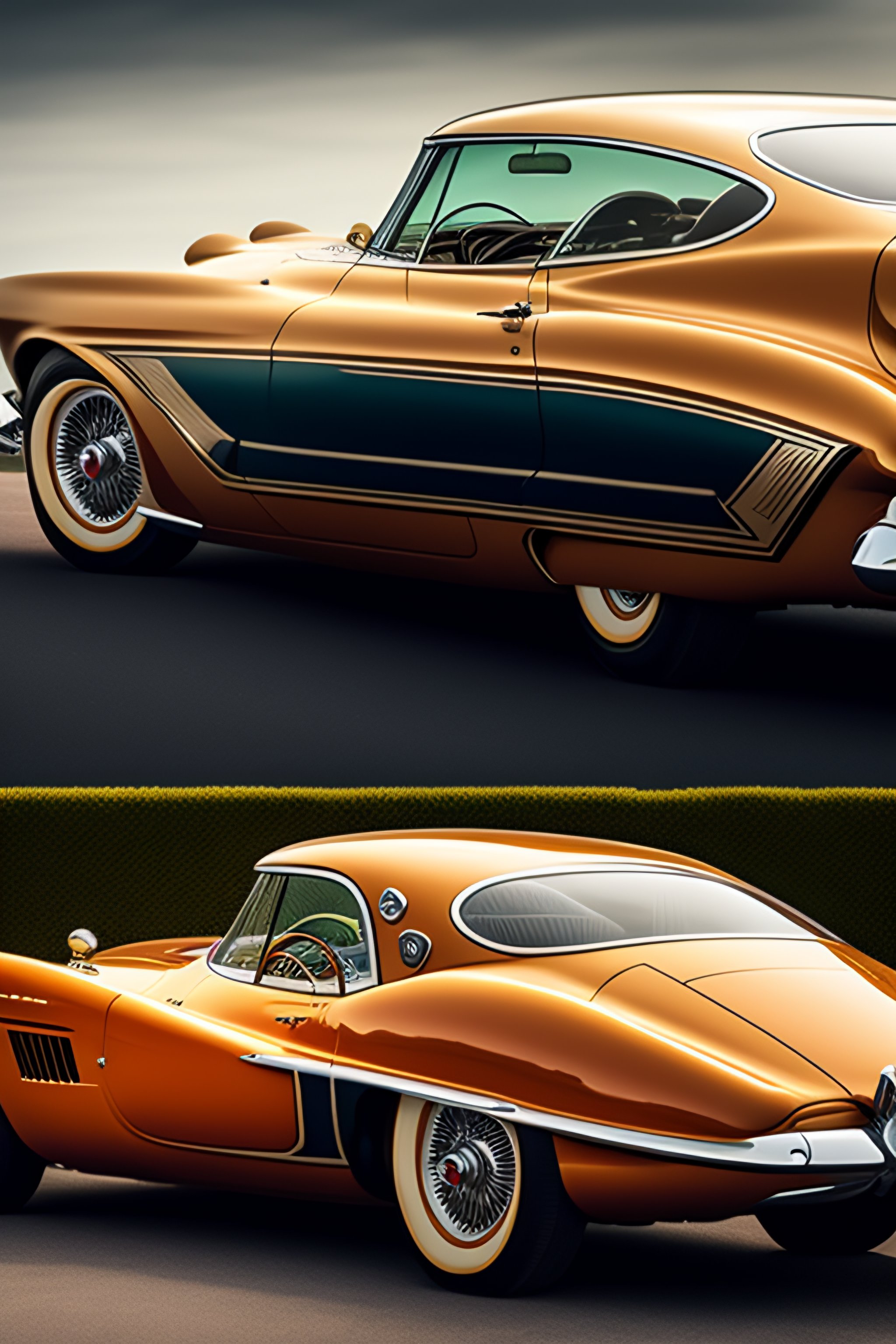 Lexica - Vintage cars, low detail