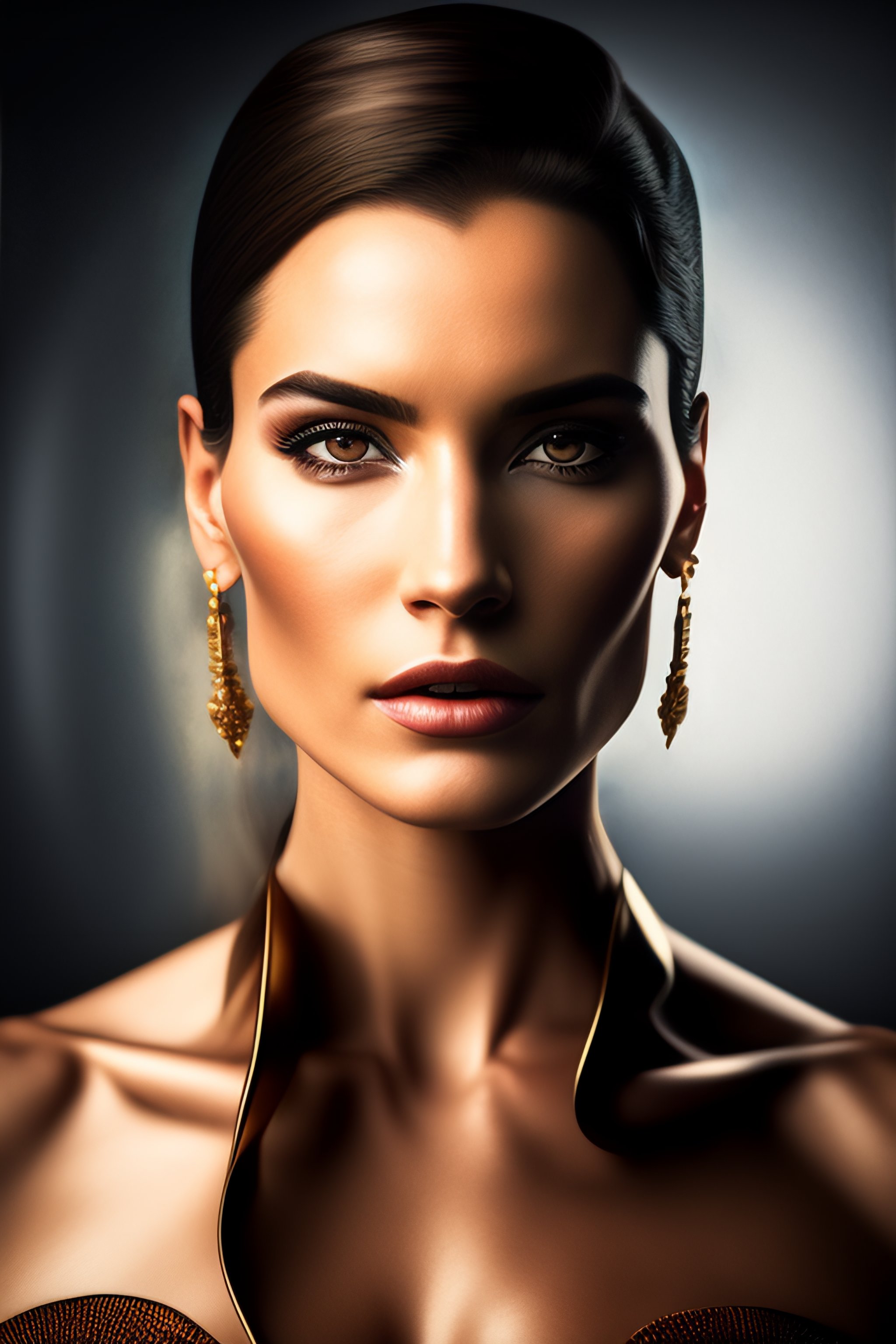 Lexica - Female friendly monster, portrait, facial asymmetry ...