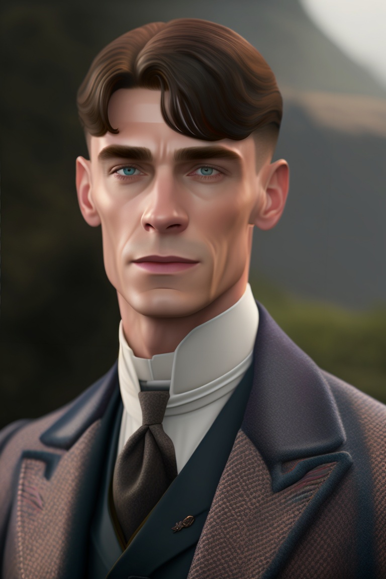 Lexica - Thomas shelby, facing front, with background in spiritual,in ...