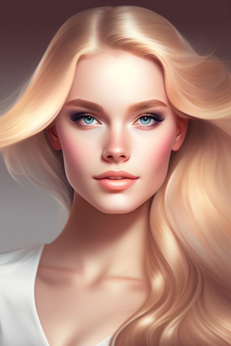 Lexica - Beautiful young blonde realistic image