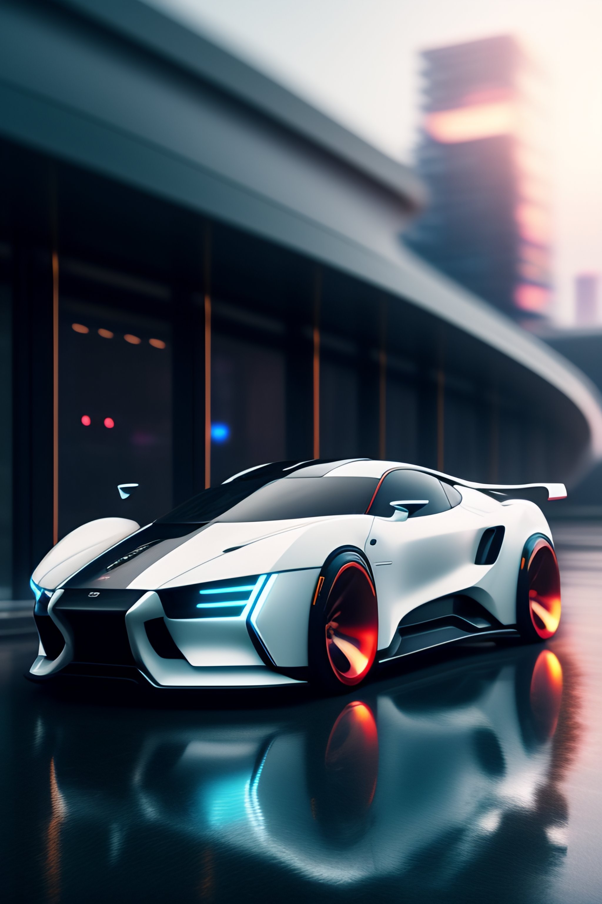 Lexica - 8k resoultion, futuristic, cyberpunk, hyper realistic ,white ...