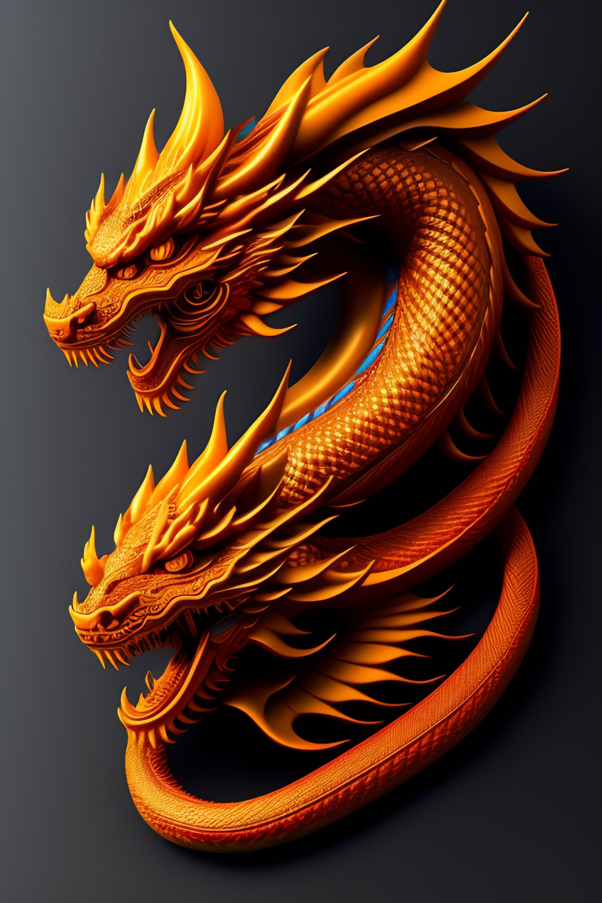 Lexica - A tribal coiling Chinese dragon tattoo by Eiichiro Oda, high ...