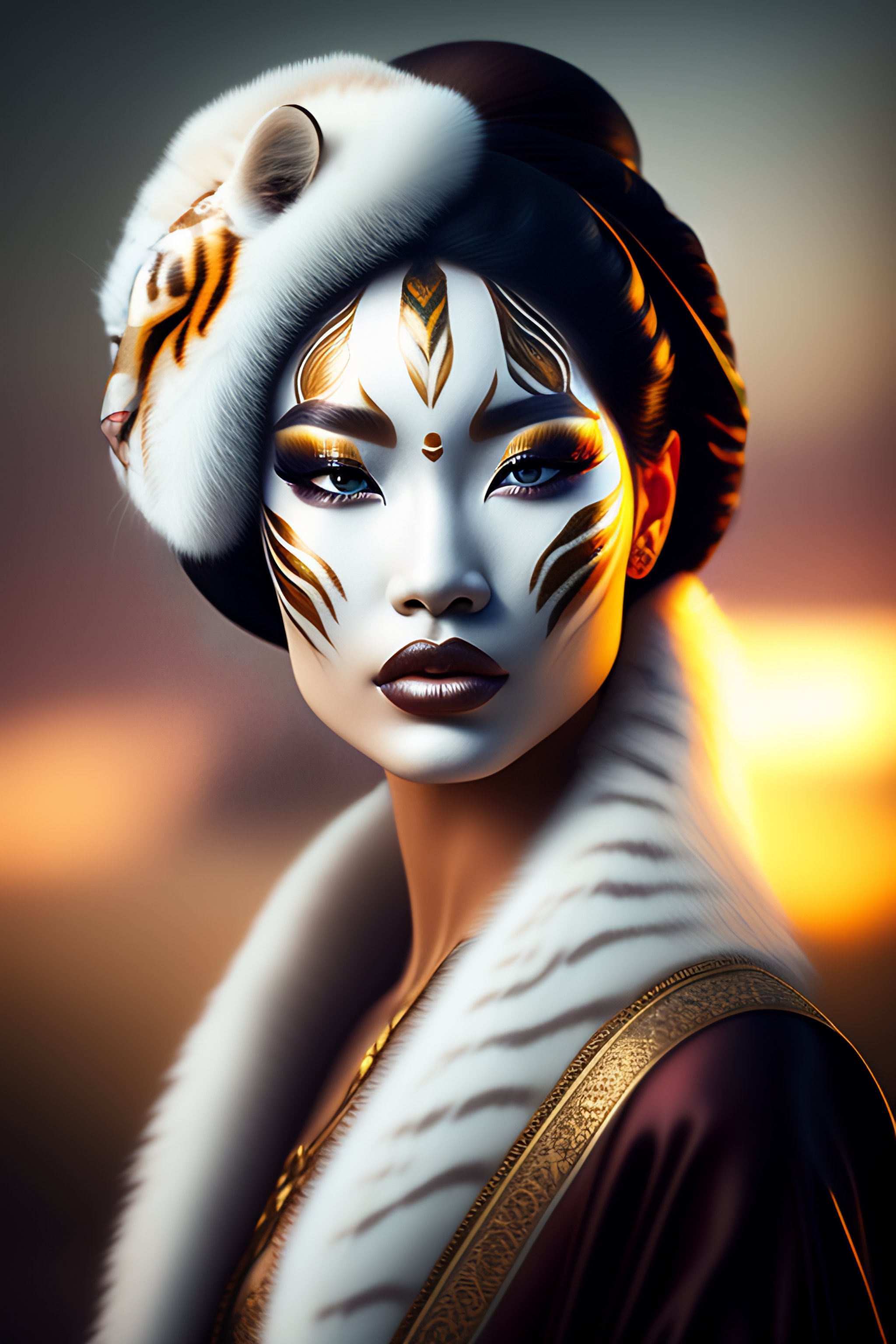 Lexica - Photographic portrait of a stunningly beautiful renaissance ...