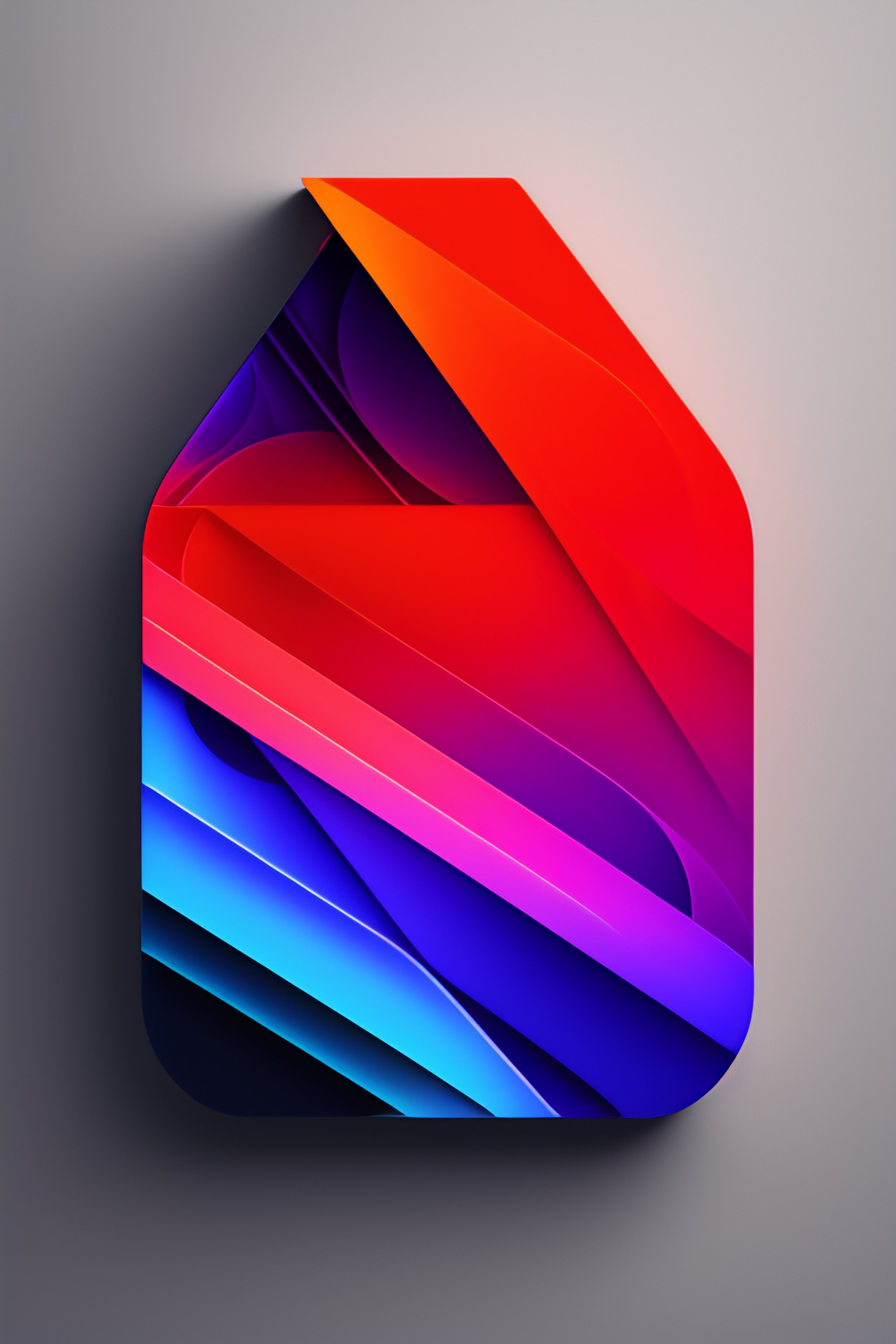 Lexica - RAAR letters , red and blue, logotype, gradient