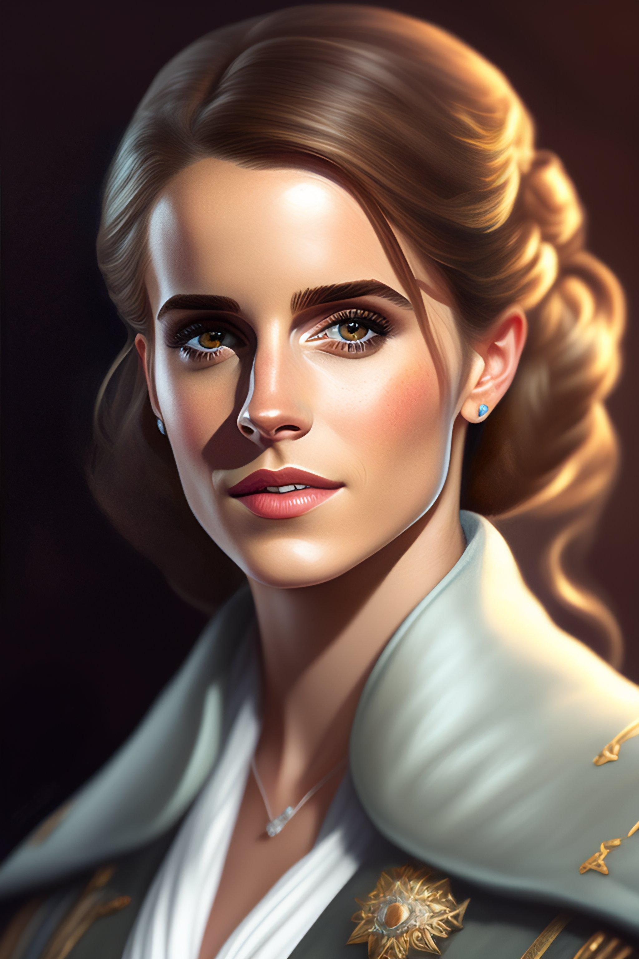 Lexica - Tania bann as emma watson princess, digital painting ...
