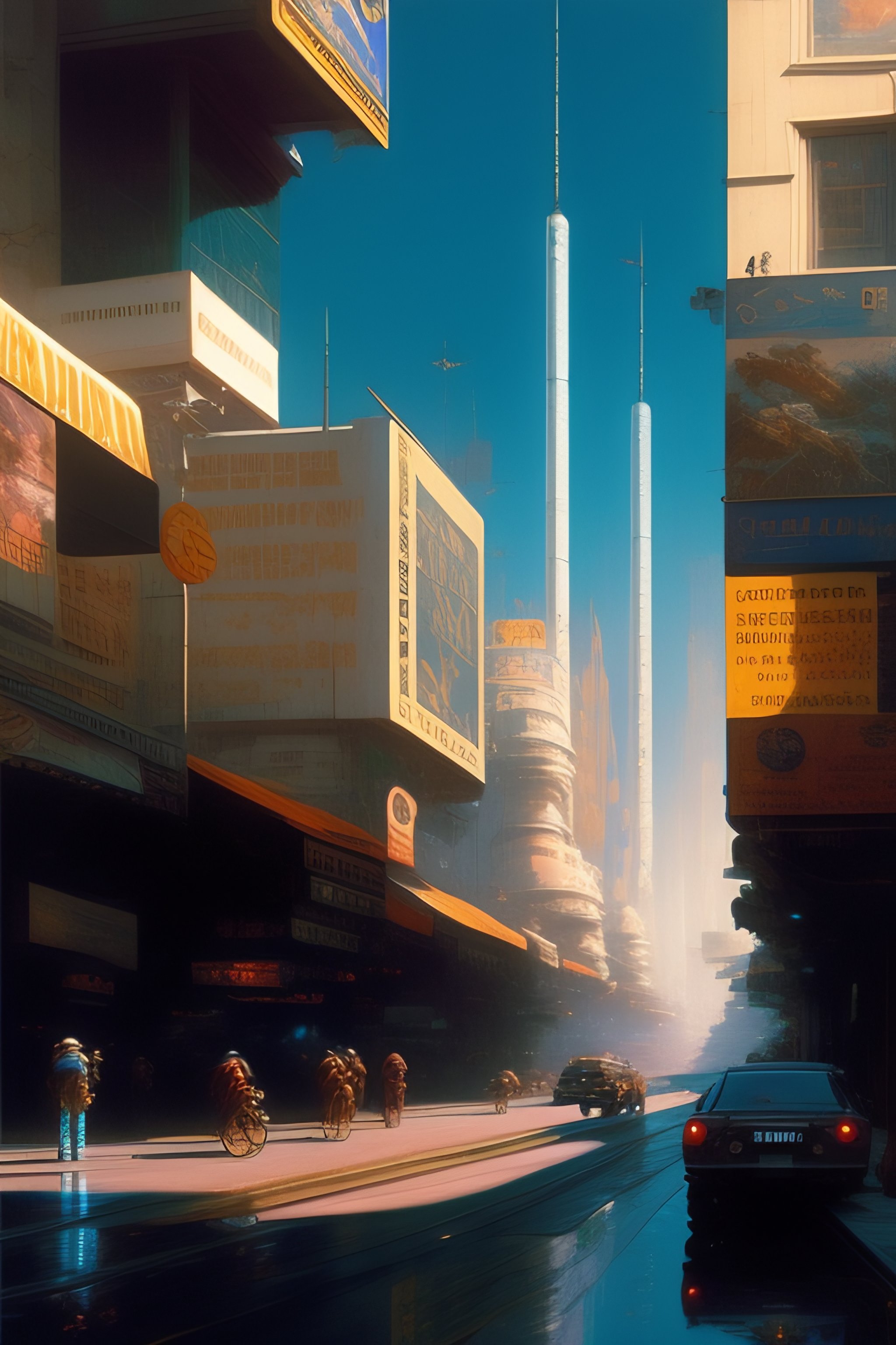 Lexica - Street cyberpunk city, hyperrealism, futurism, no blur, 4k ...