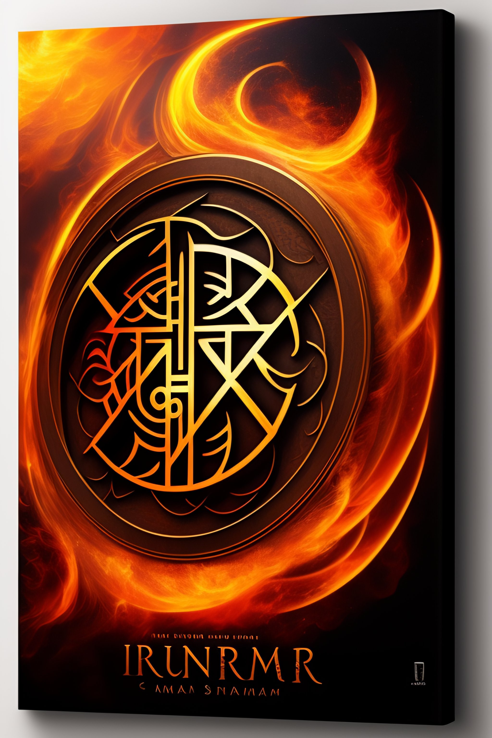 Lexica - Inscription stàmina sound inside lion , fire , runes , magical ...