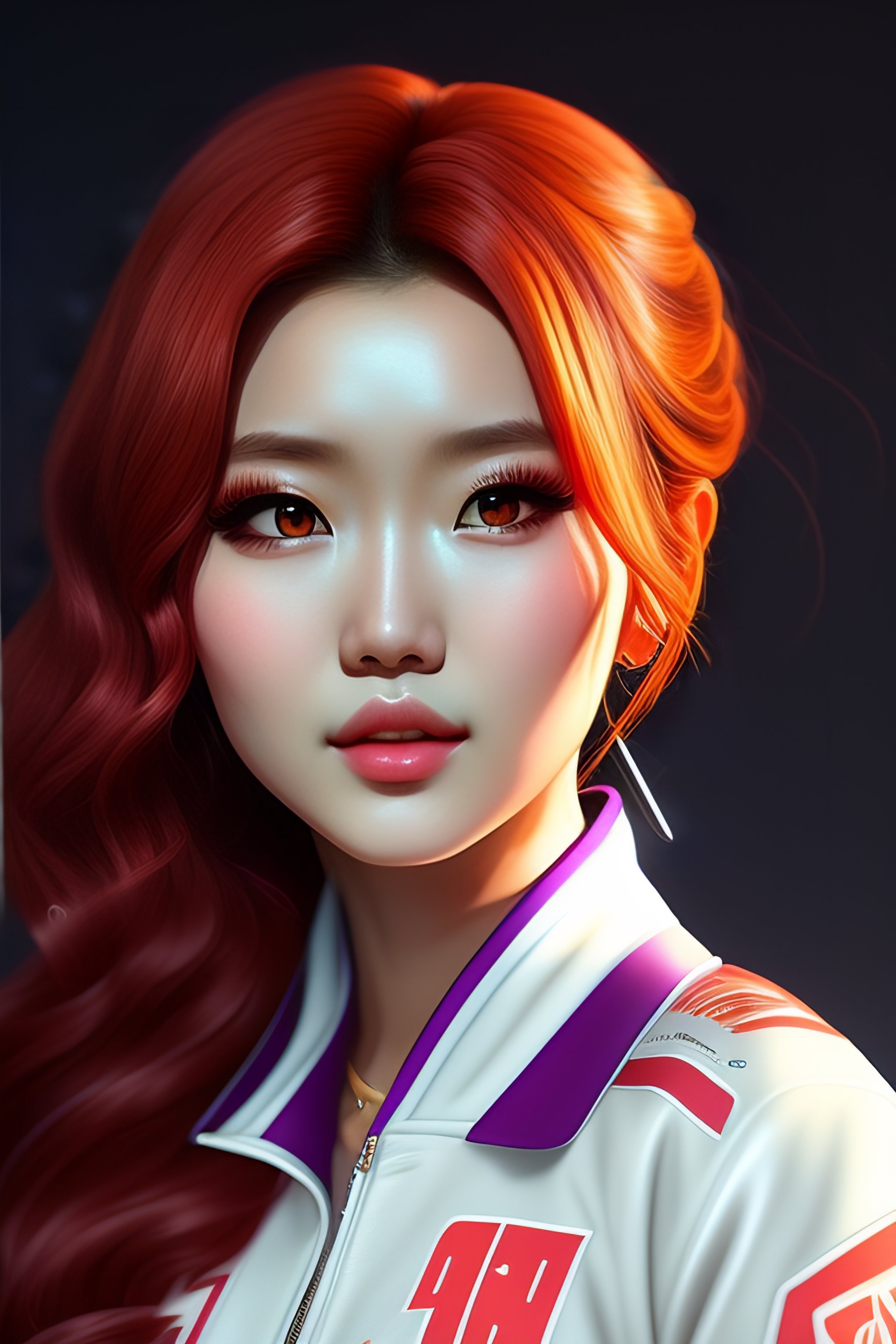 Lexica - Portrait of an anime character hyper realistic look like Nancy ...