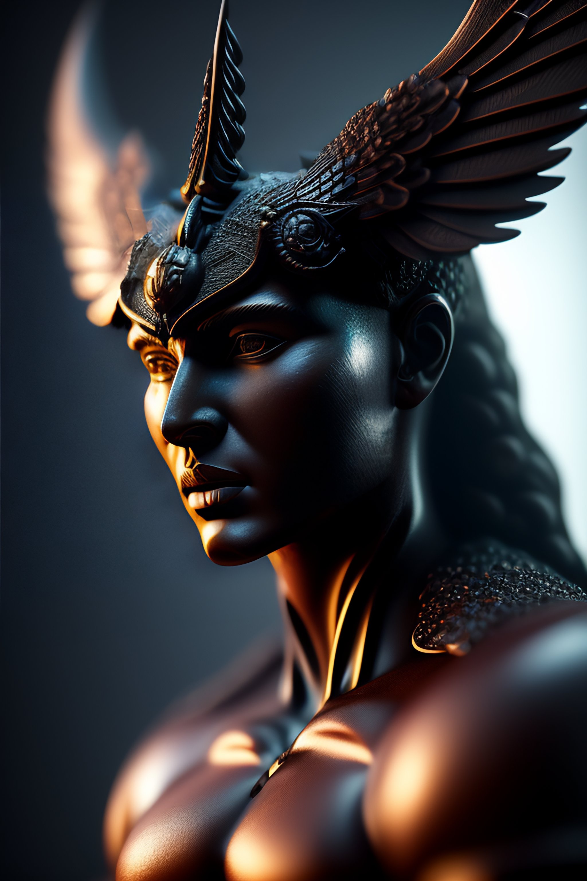 Lexica - "A technological winged demon, ultra-detailed cinematic from ...