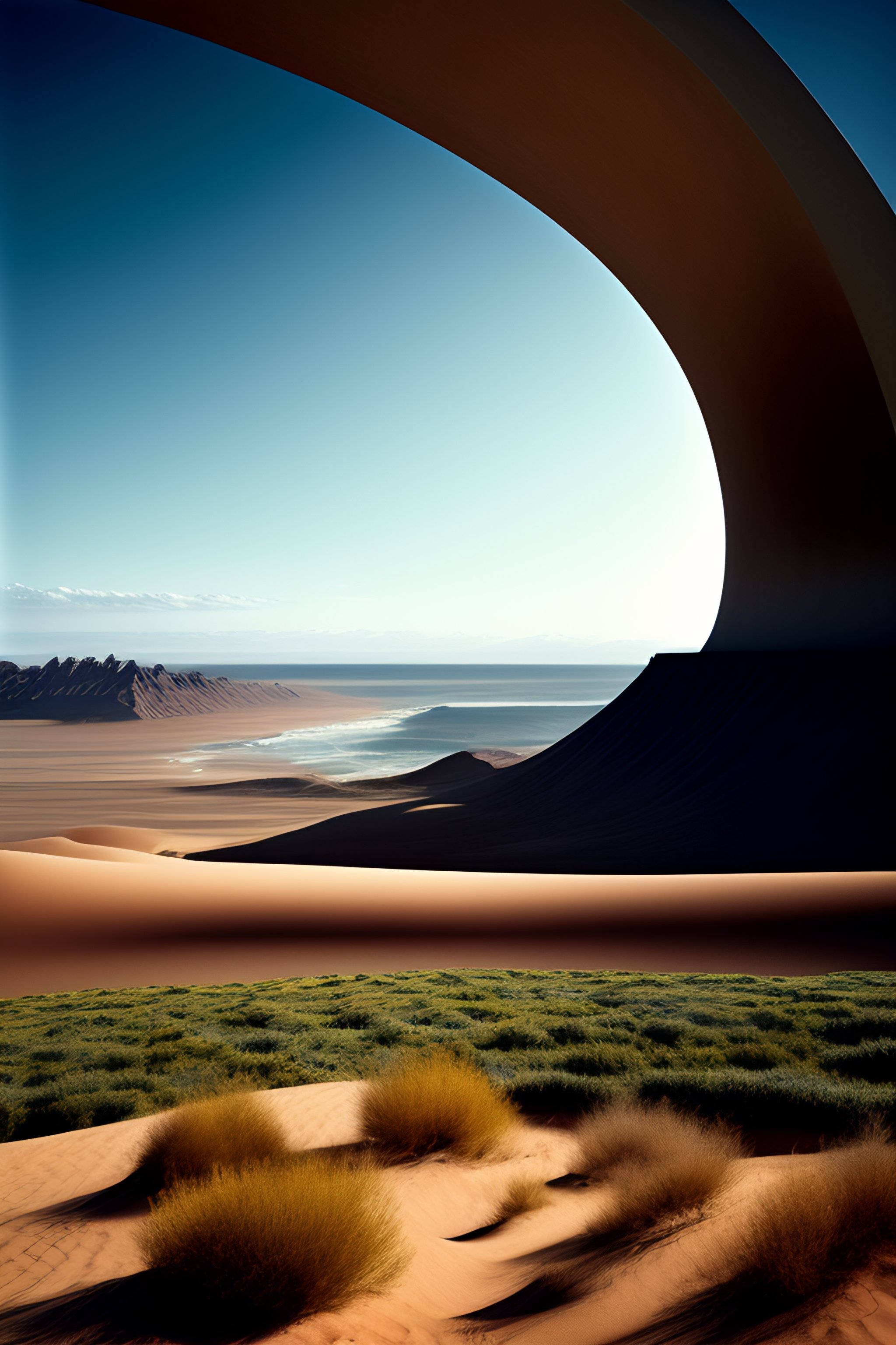 Lexica - Steven meisel landscape photography , strong perspective