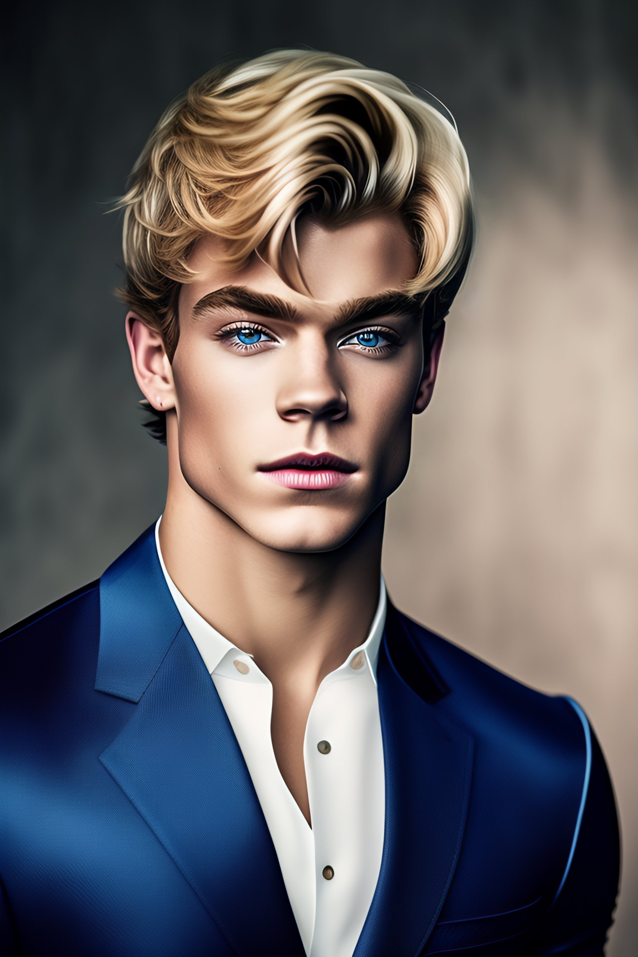 Lexica - Mid-body Portrait of 20 year old Ross Lynch, short hair ...