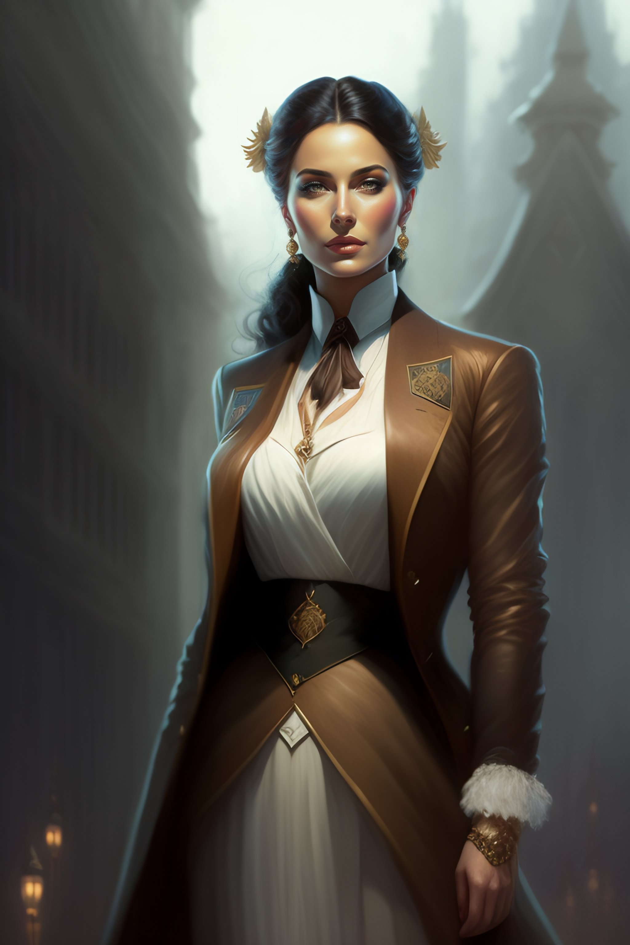 Lexica - Portrait of a parapsychologist, 1920, with used suit, epic ...