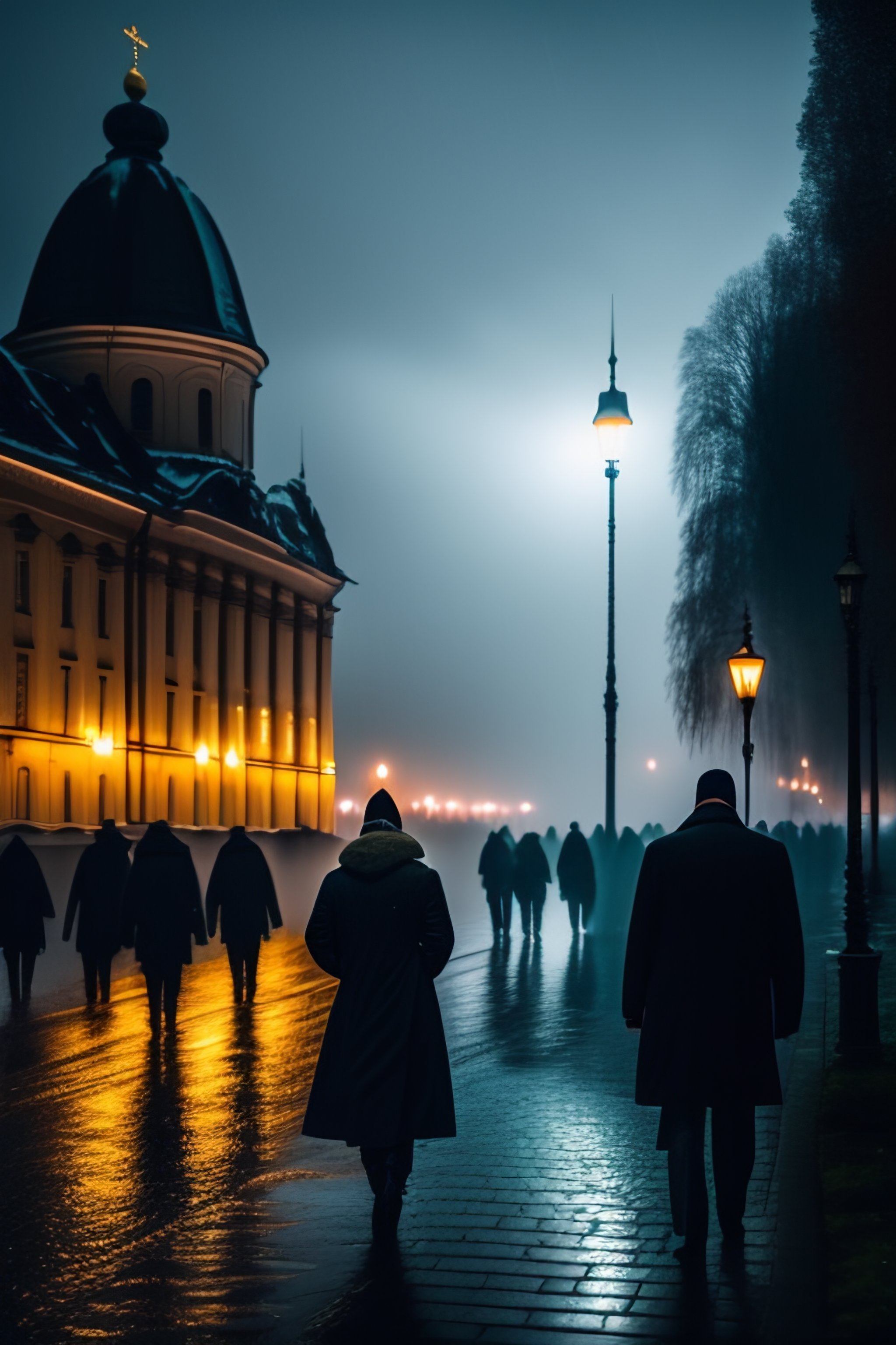 Lexica - Rainy night in königsberg, moscow, saint petersburg, dresden ...