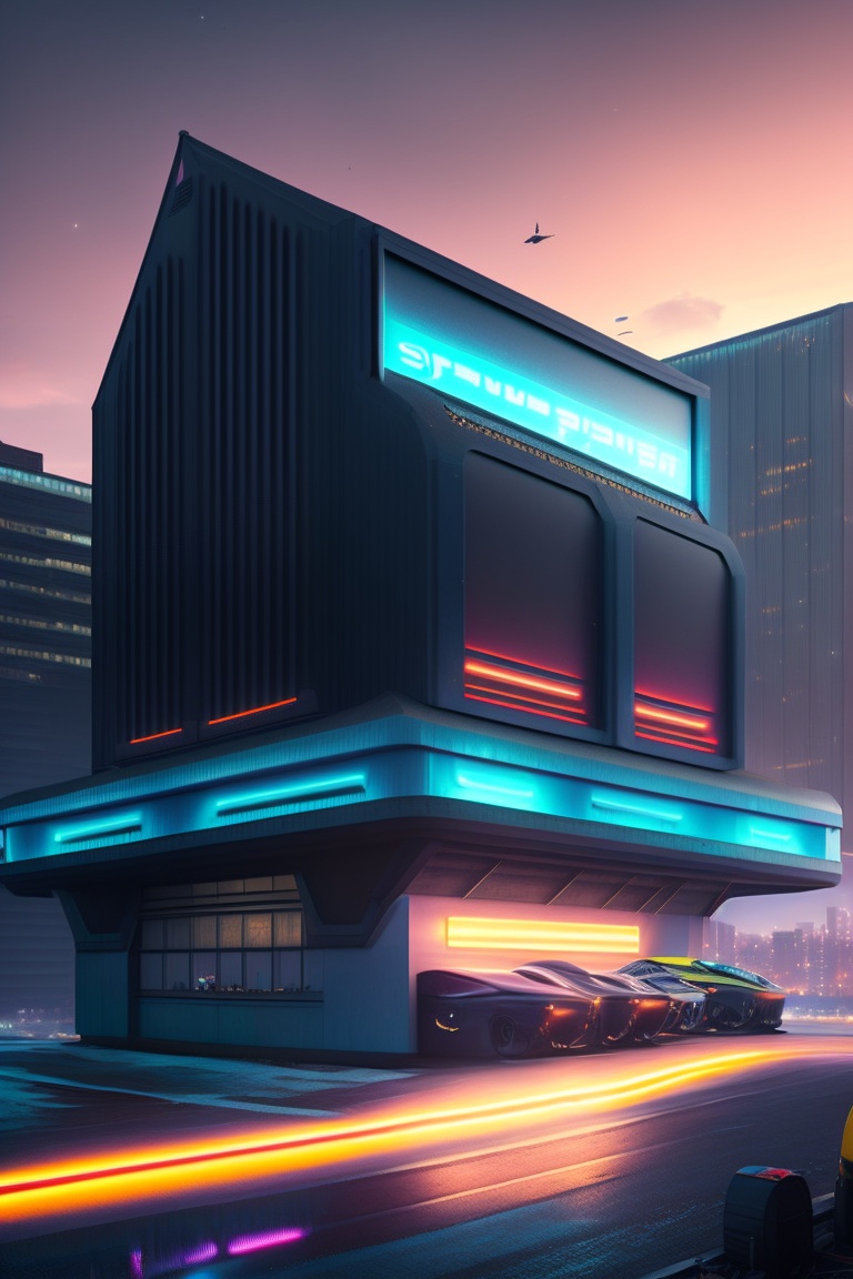 Lexica - Retro modern. dystopian, grungy, dirty, defunct music studio ...