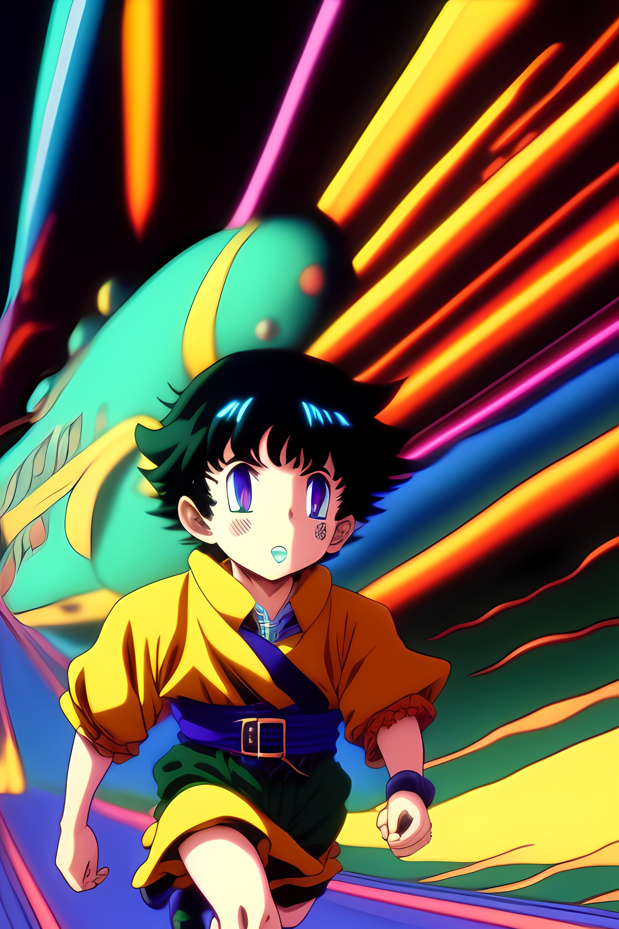 Lexica - Vintage anime screenshot from frodo, 90’s anime aesthetic. A ...