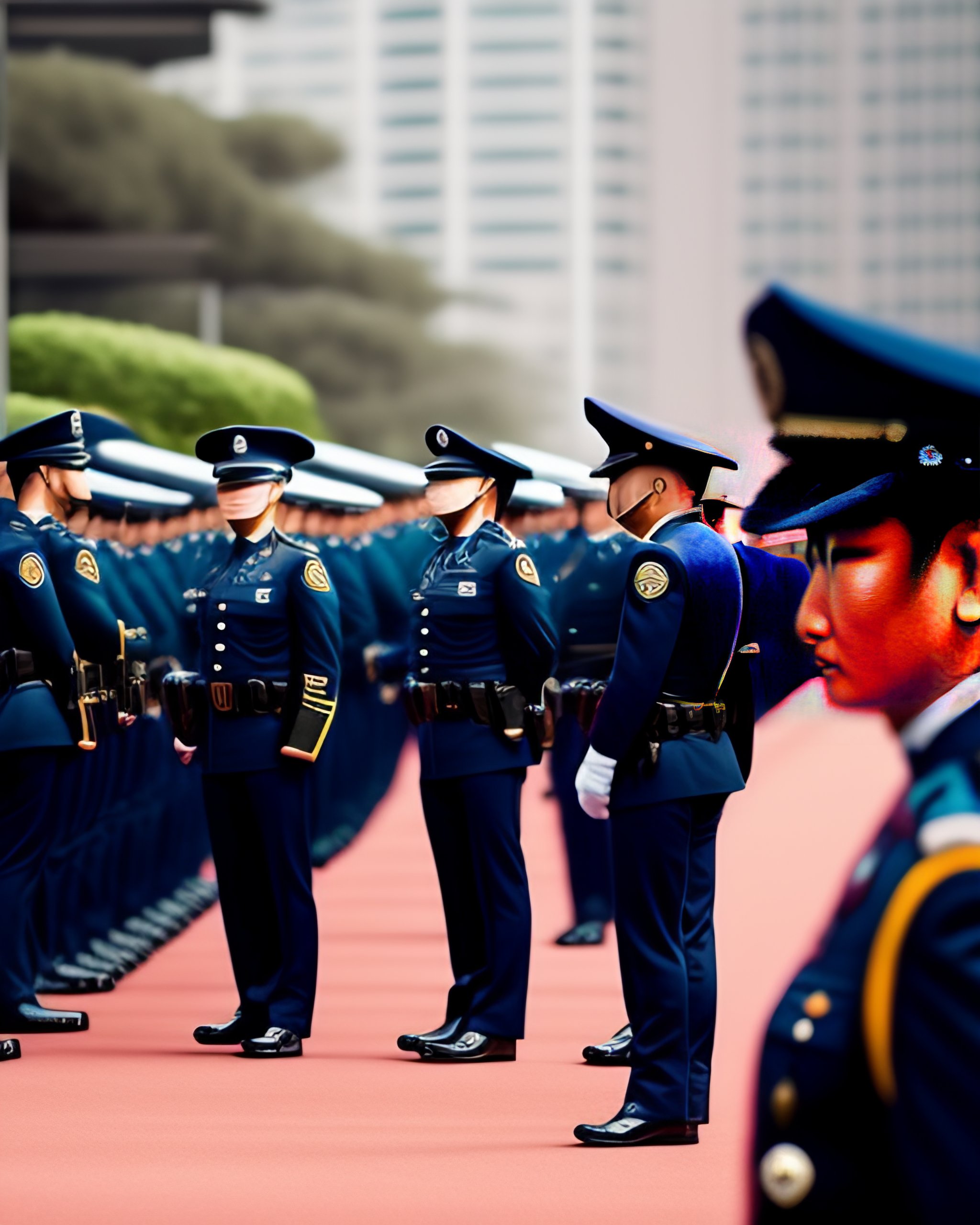 Lexica - Taiwan Police, realistic, high resolution
