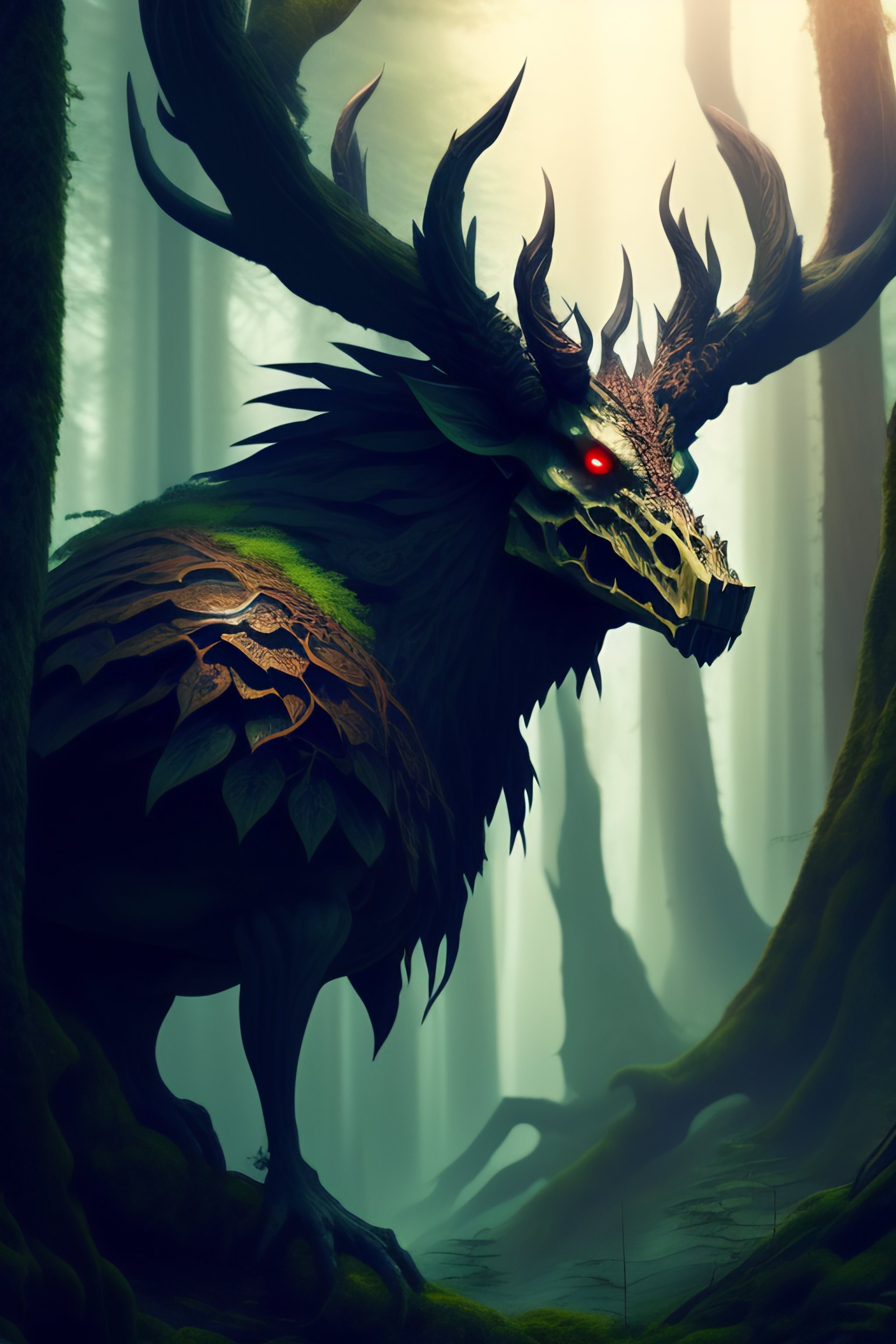 Lexica - Leshens, spriggan, sorceror of the forest, bone head, It was a ...