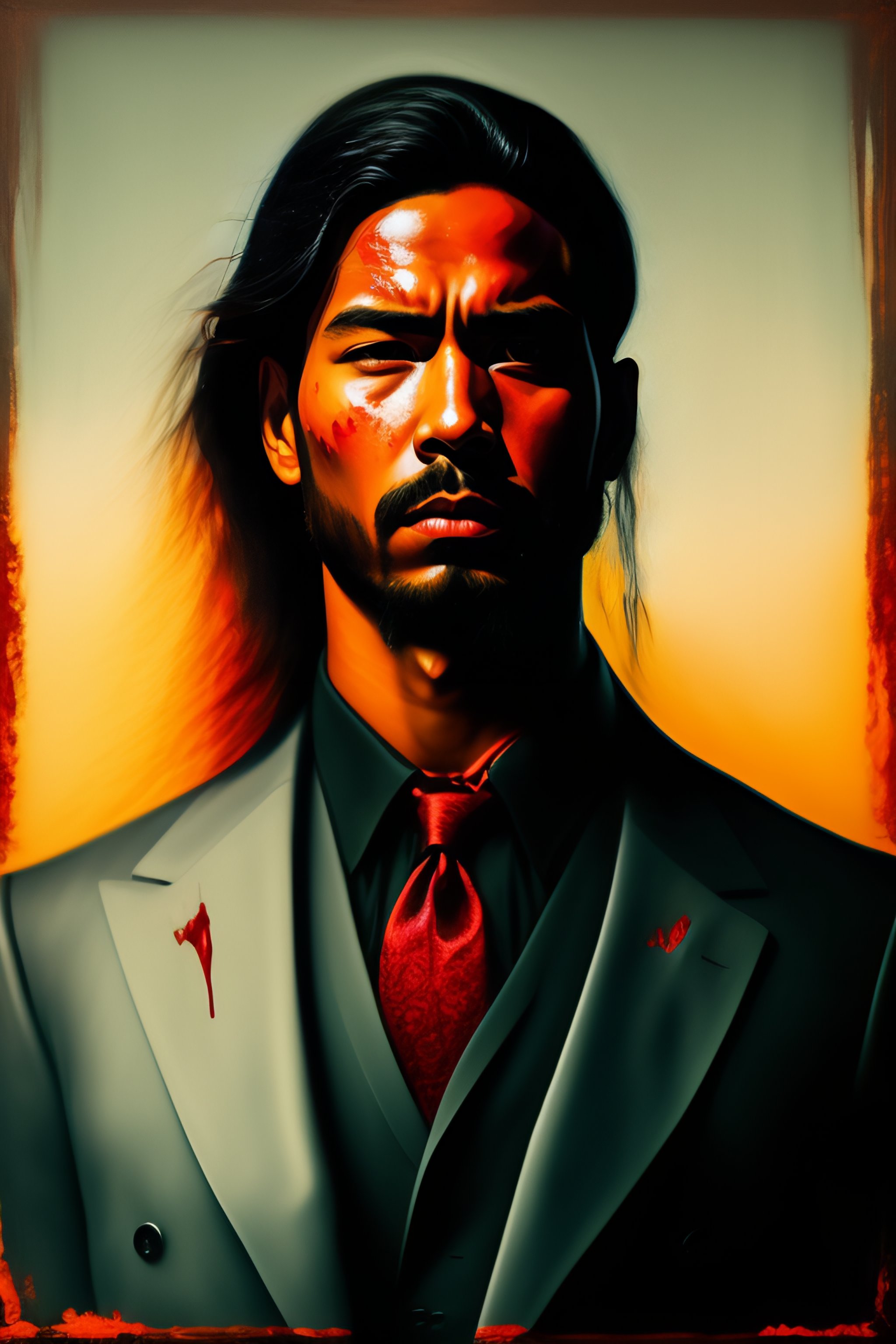 Lexica - Potrait of a bloody man