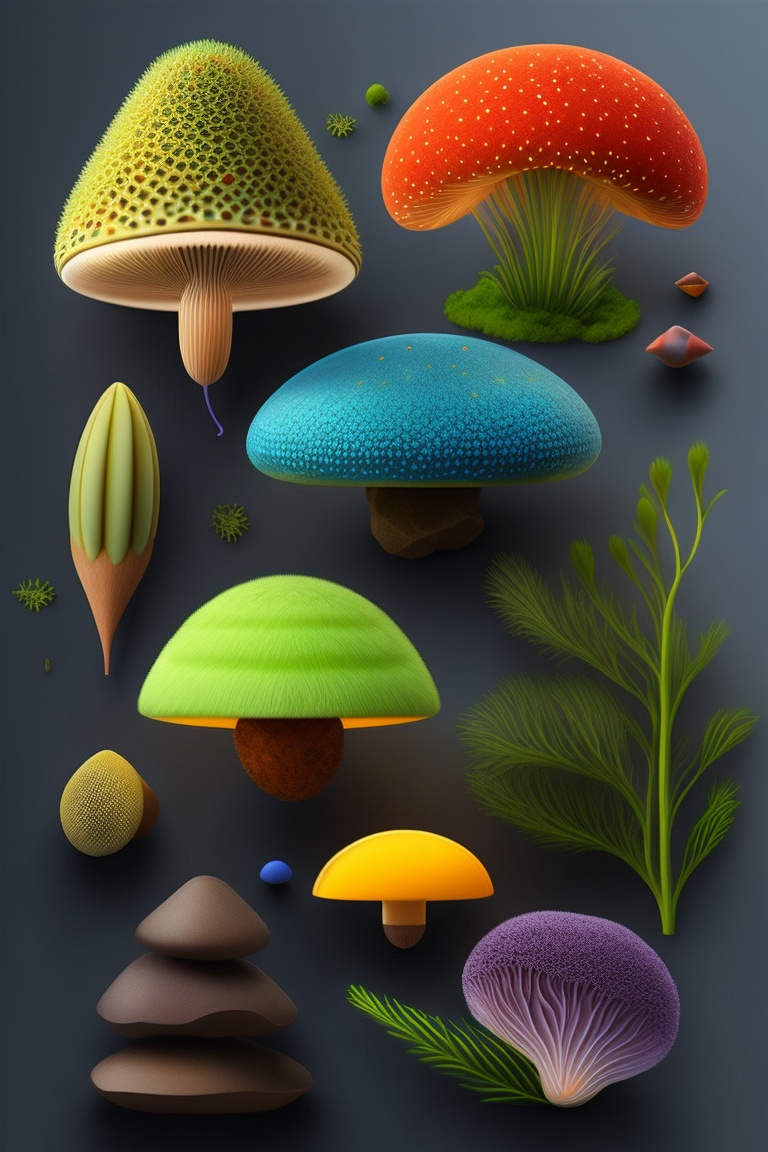 Lexica - Eukarya, representation of protists, fungi, plants and animals ...