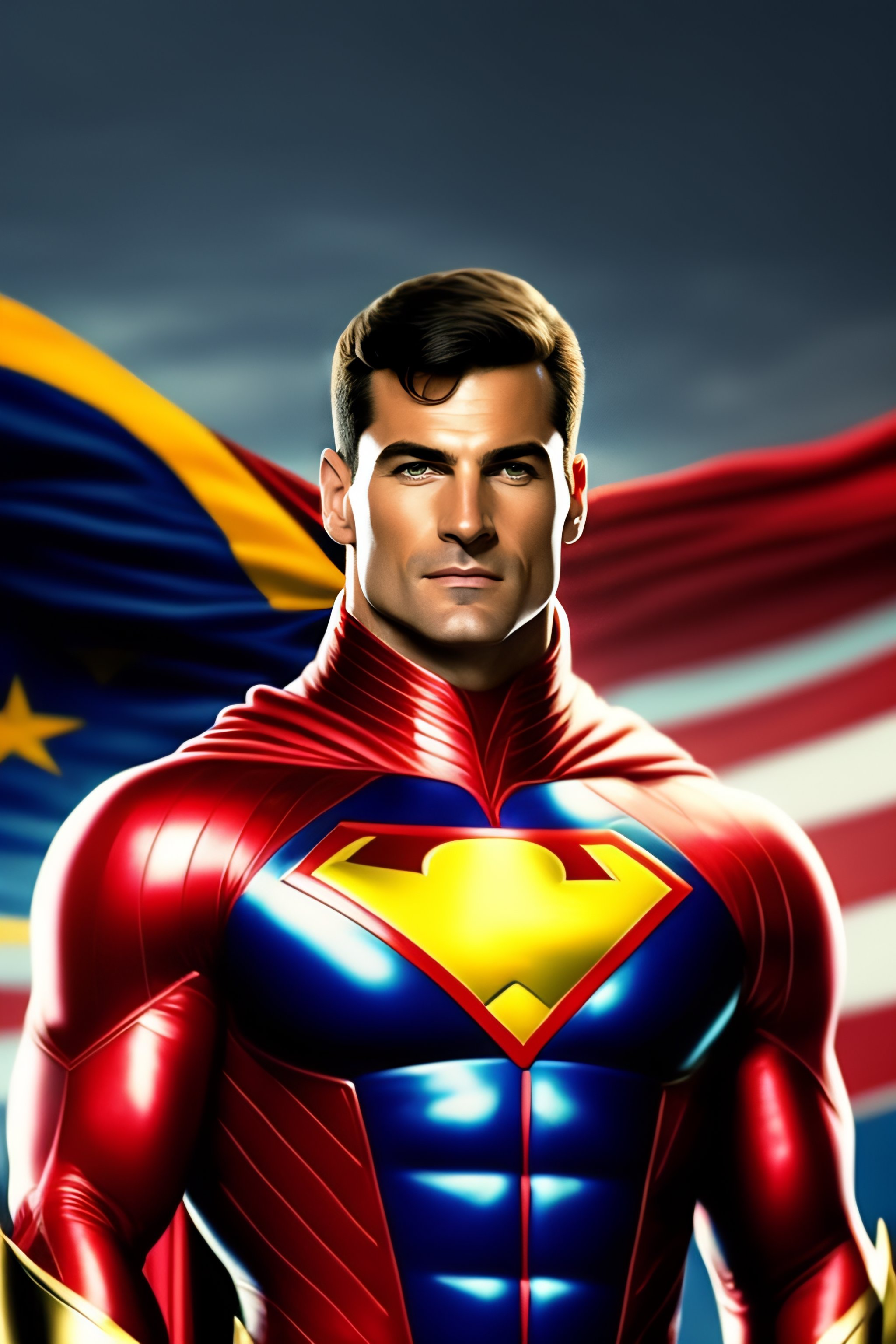 Lexica - King Spain in superhero suit