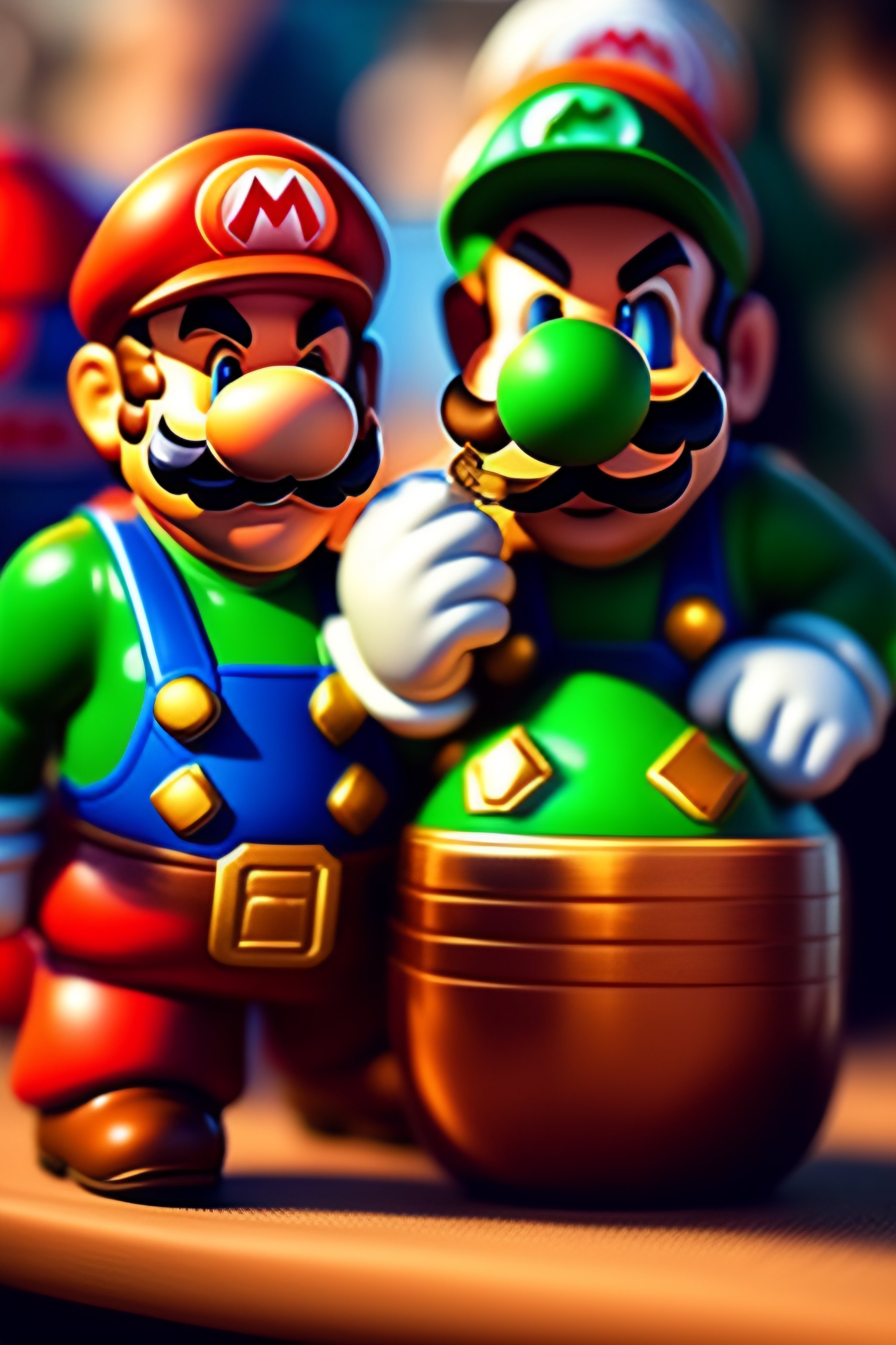 Lexica - Super Mario Bros drinking beers