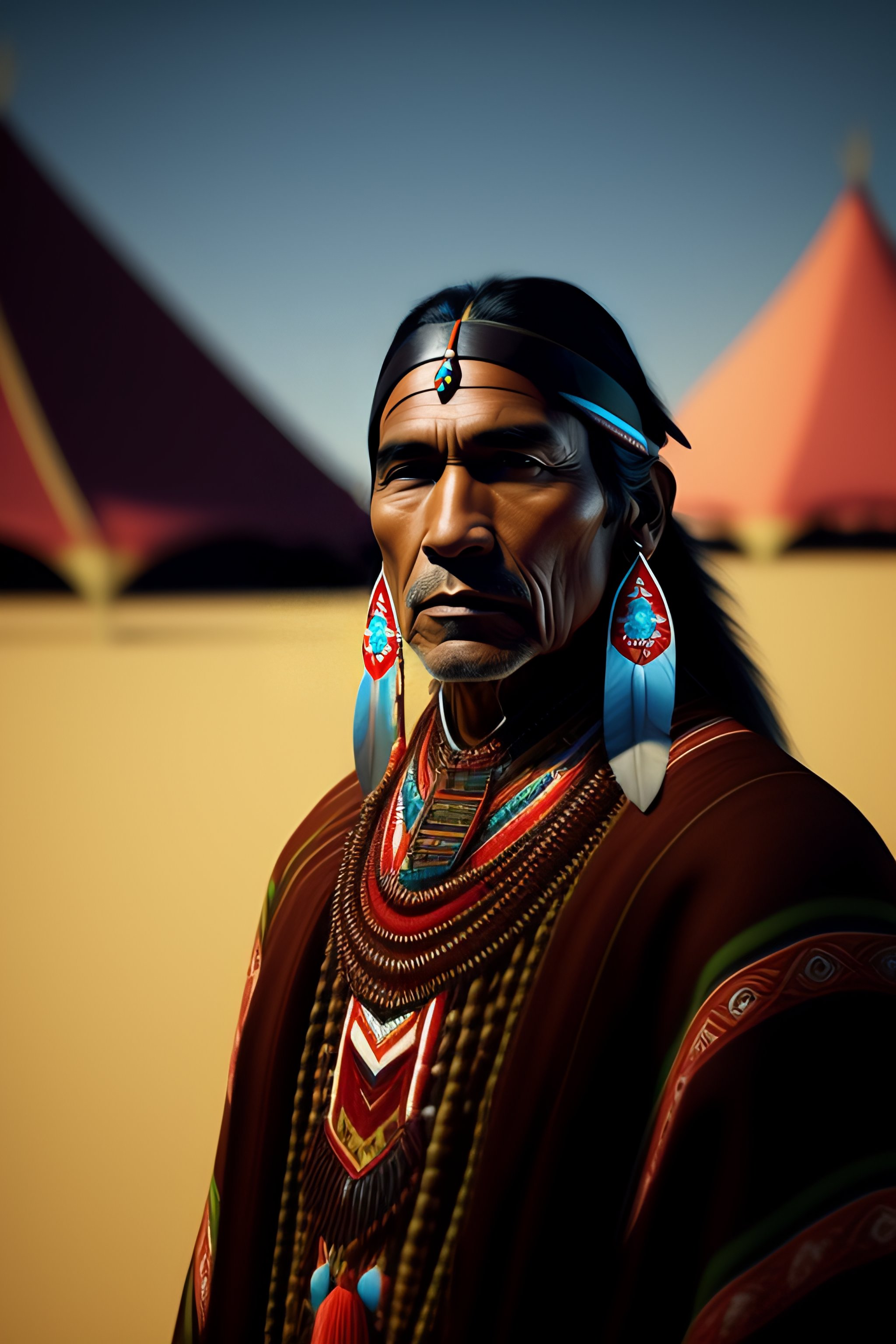 Native American Face Makeup