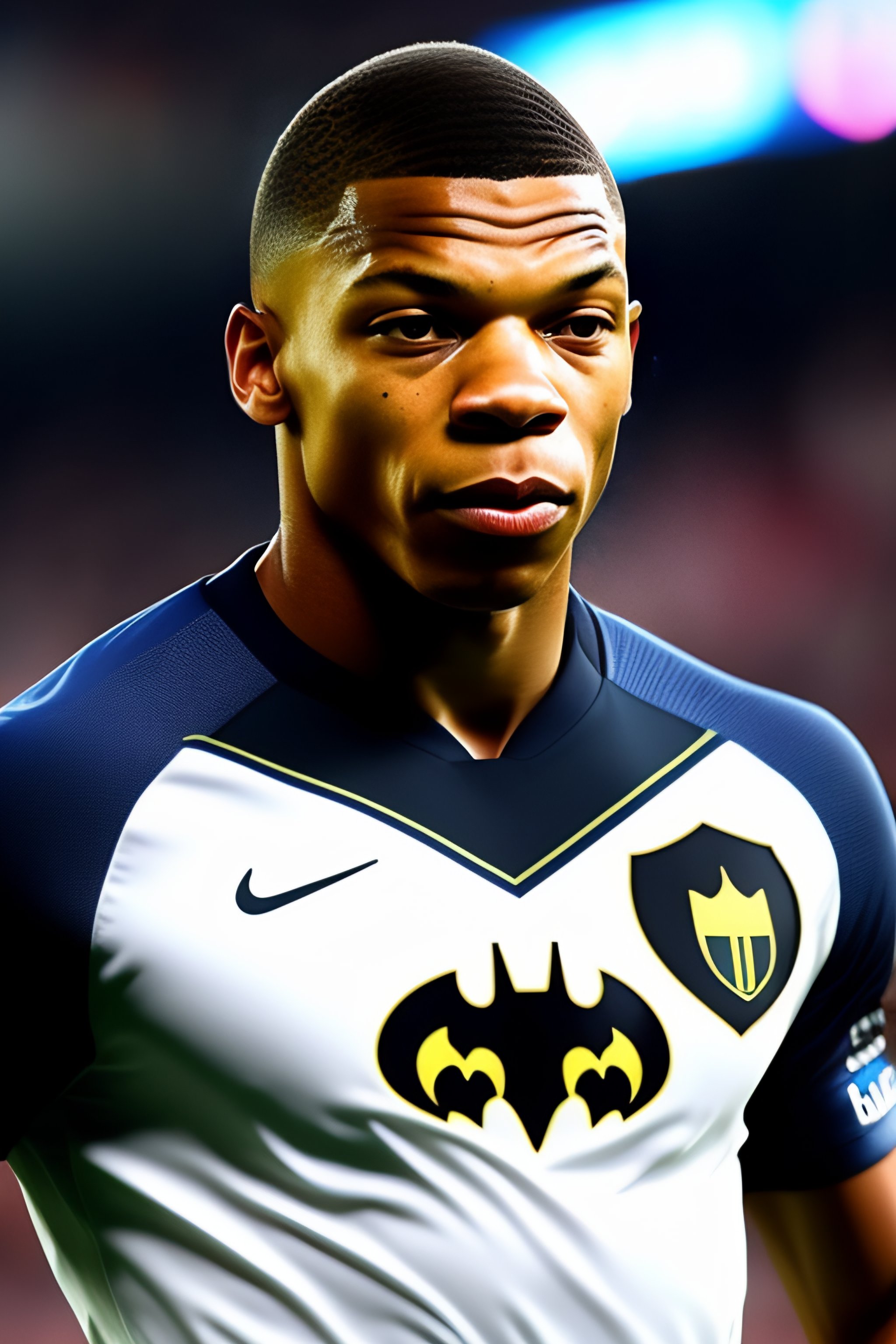 Lexica - Mbappe as superhero batman