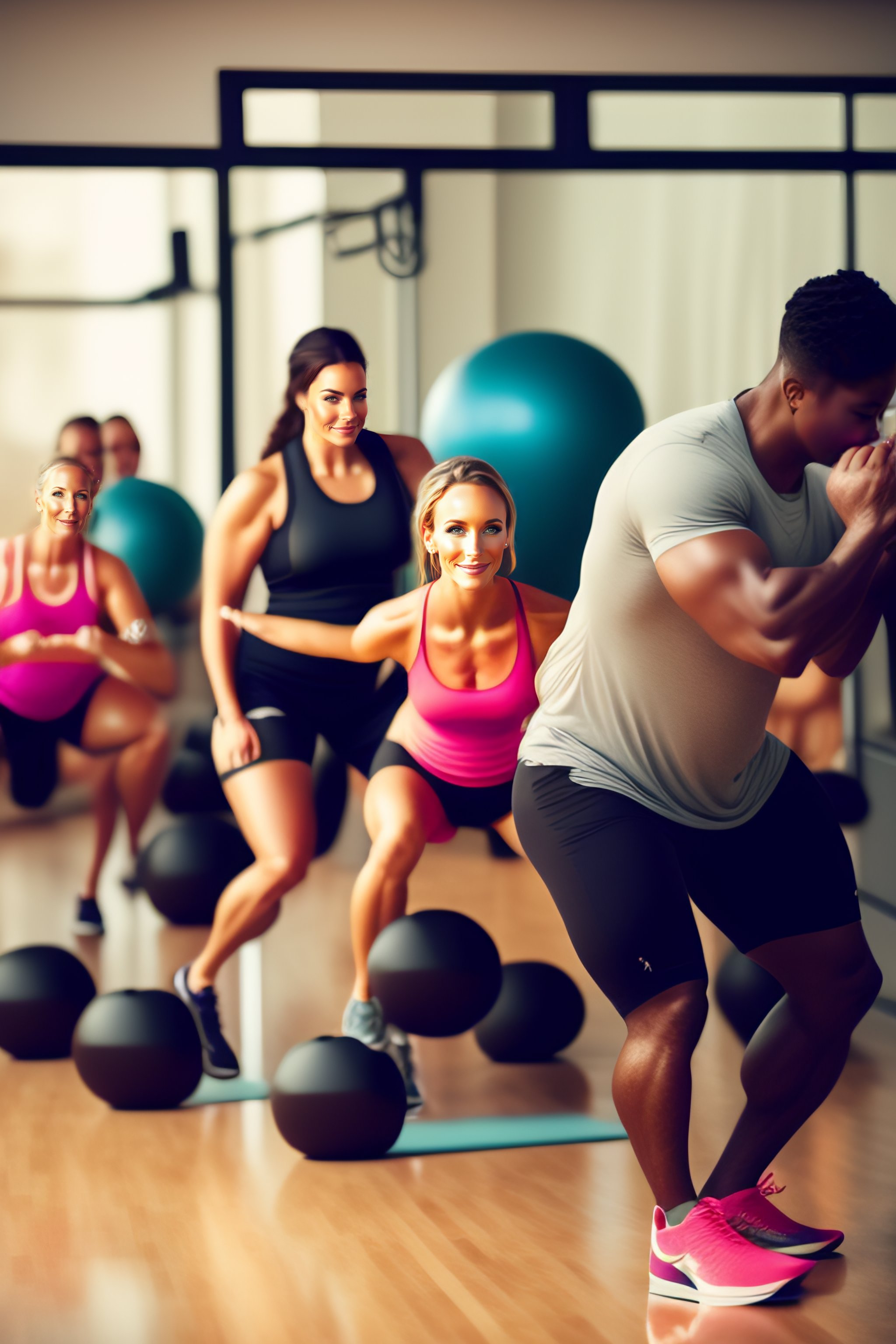 Lexica - Fitness class for beginners fun joy