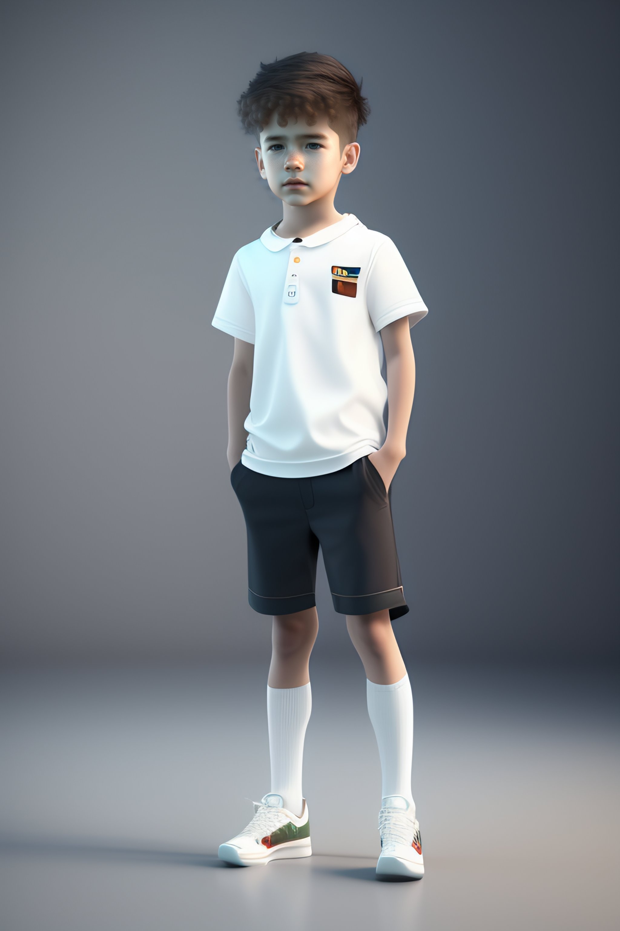 Lexica - White skinny boy, full height, high quality, Juni style ...