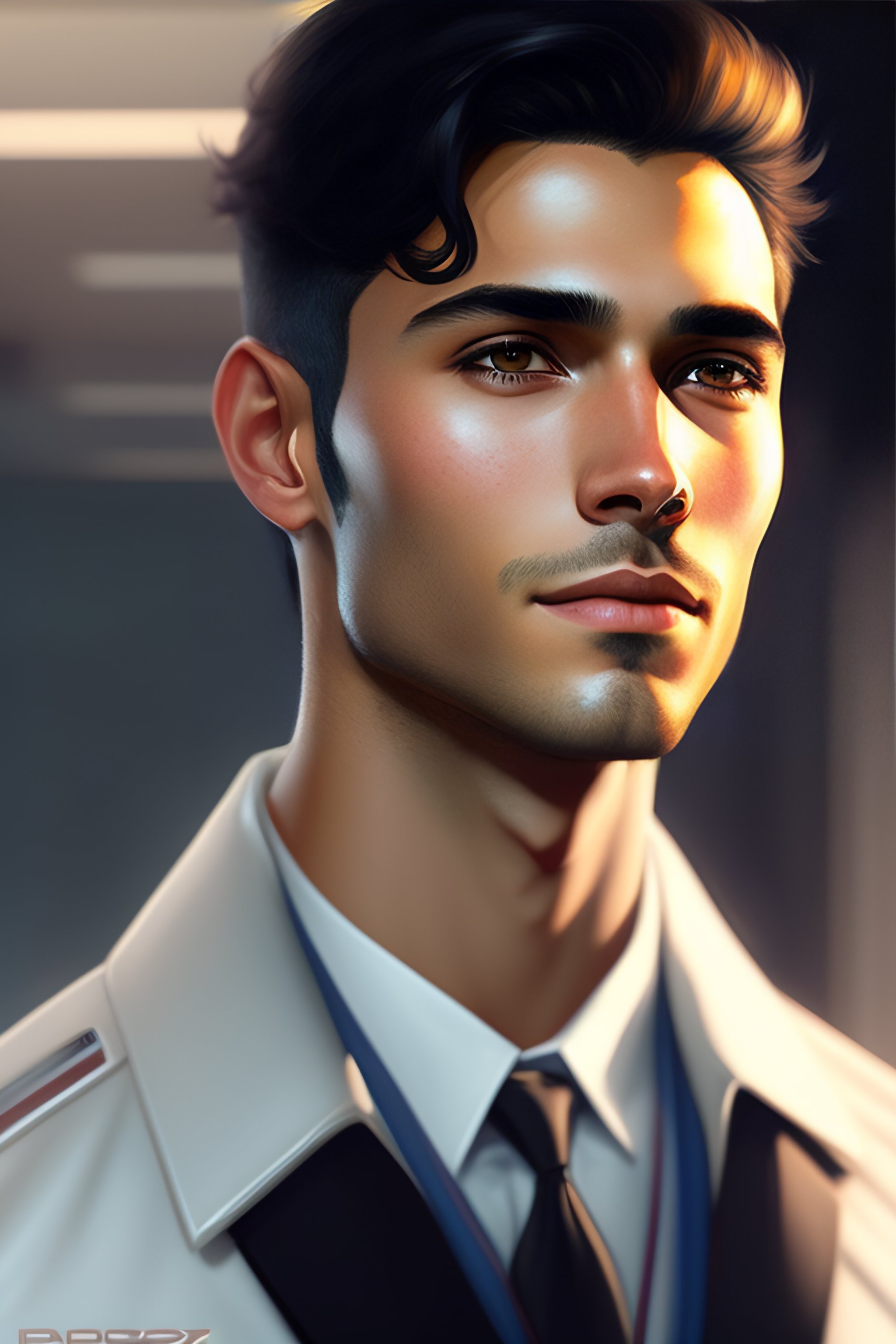 Lexica Portrait Of An It Engineer As Man Cute Fine Face Full Body
