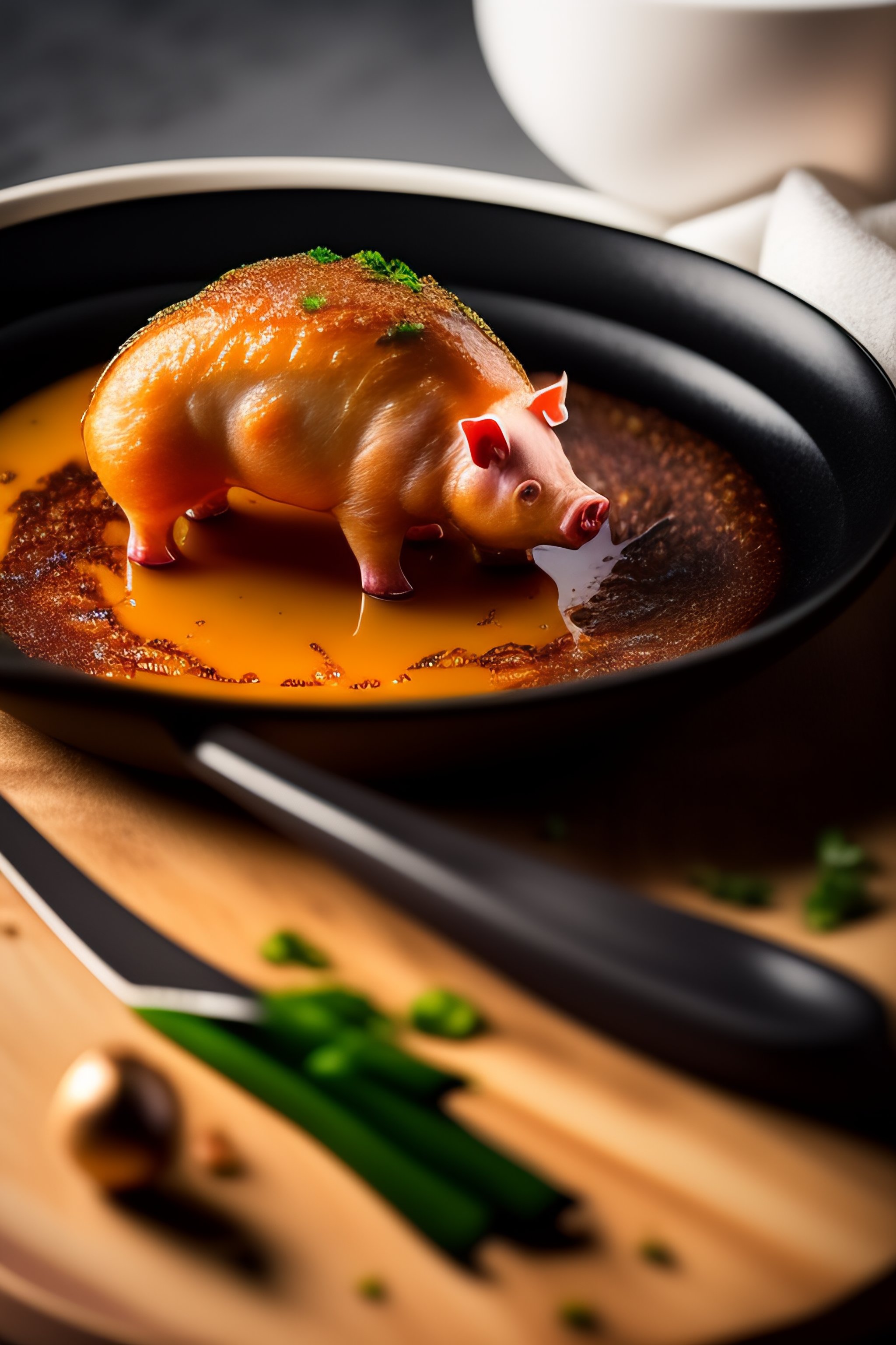 Lexica - This delectable, aromatic fried whole piglet is a sight to ...