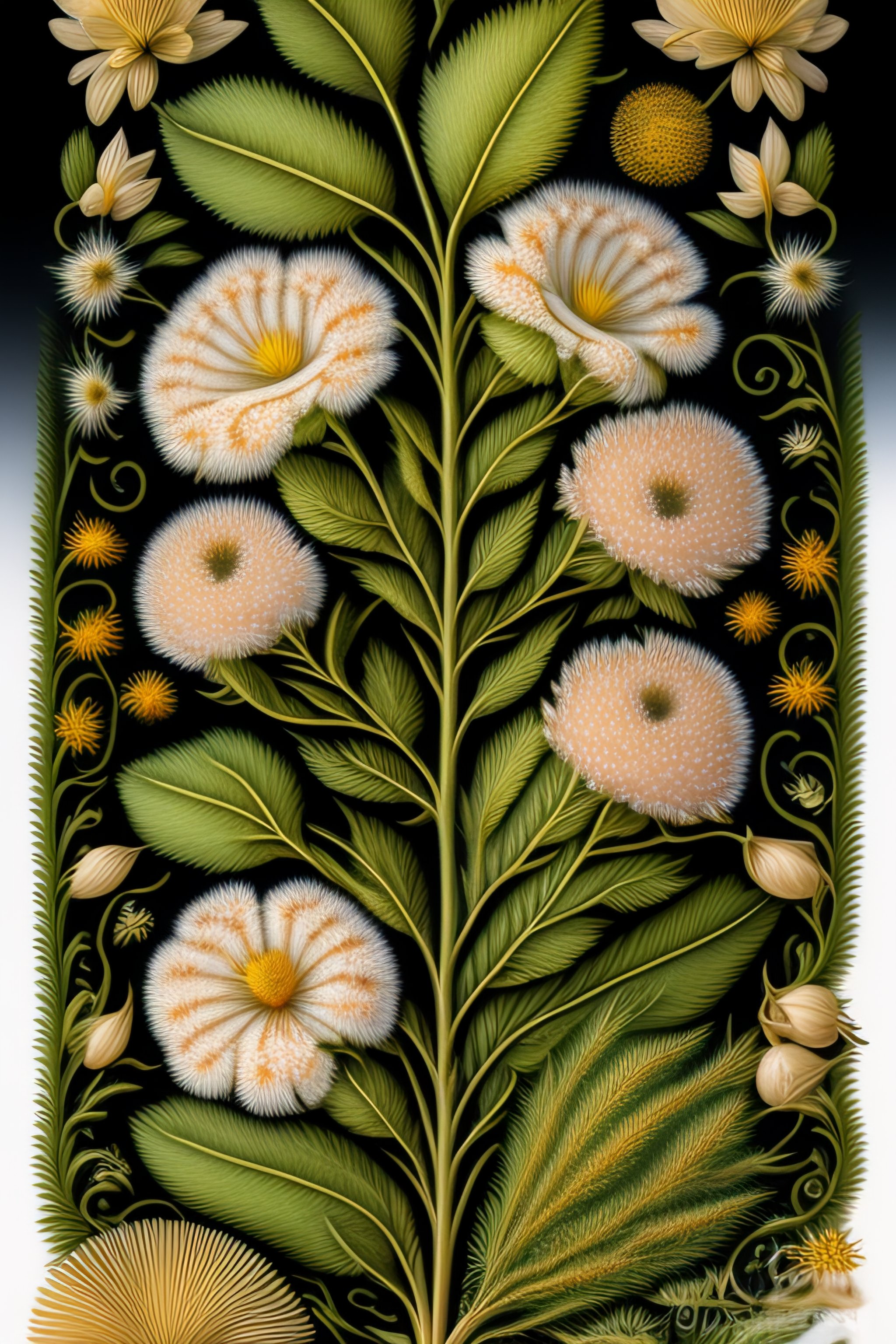 Flower Roots Drawing