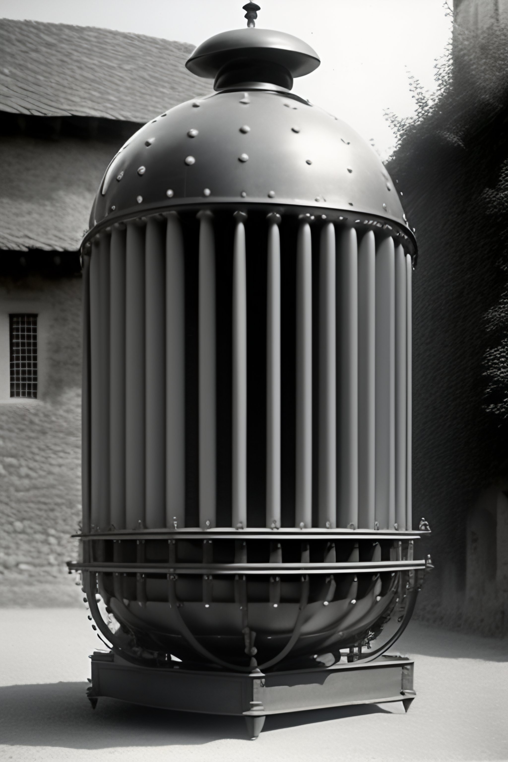 Lexica - Medival machine that turns watermelons into energy. france, 1914