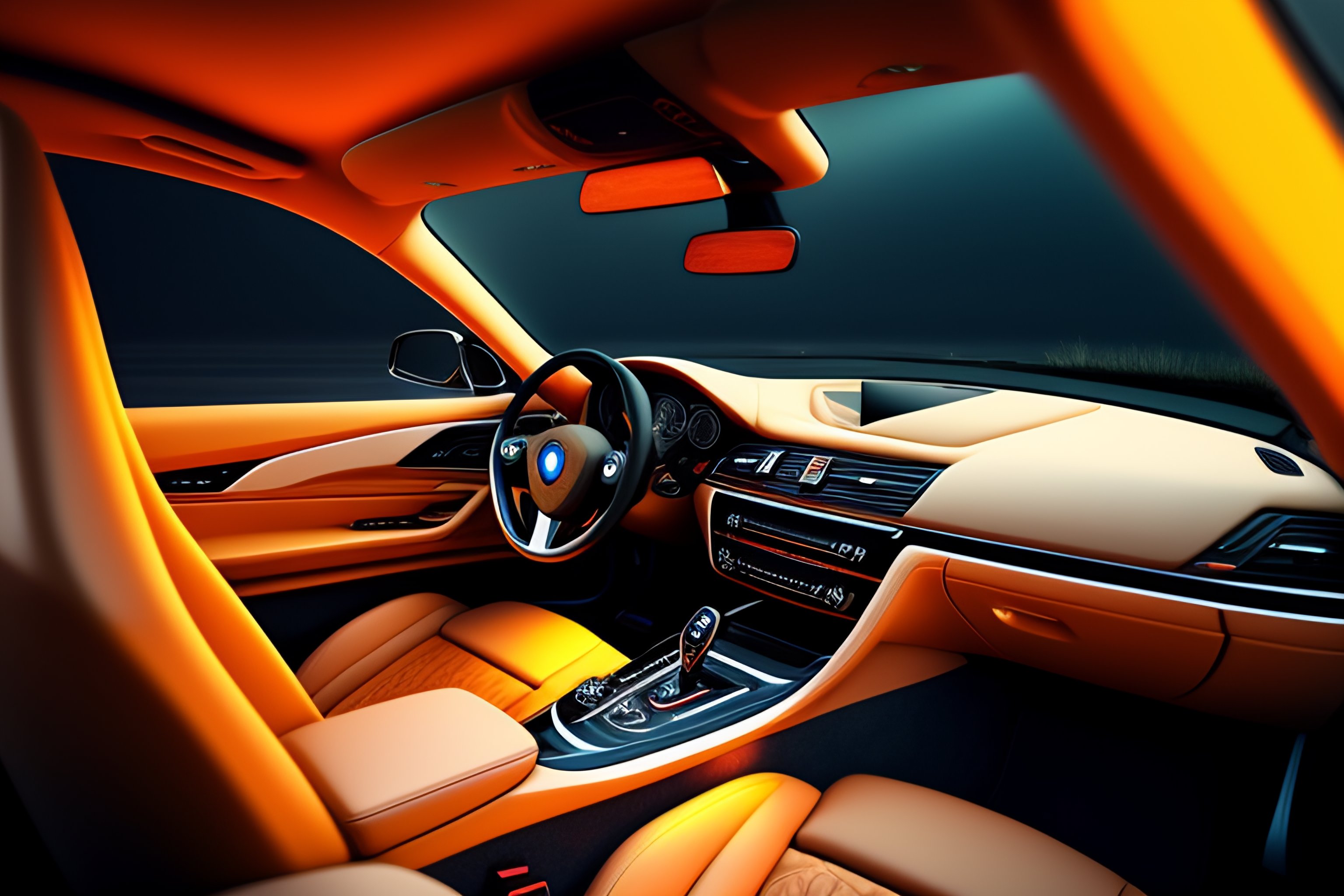 Lexica - BMW Interior with glowing cables