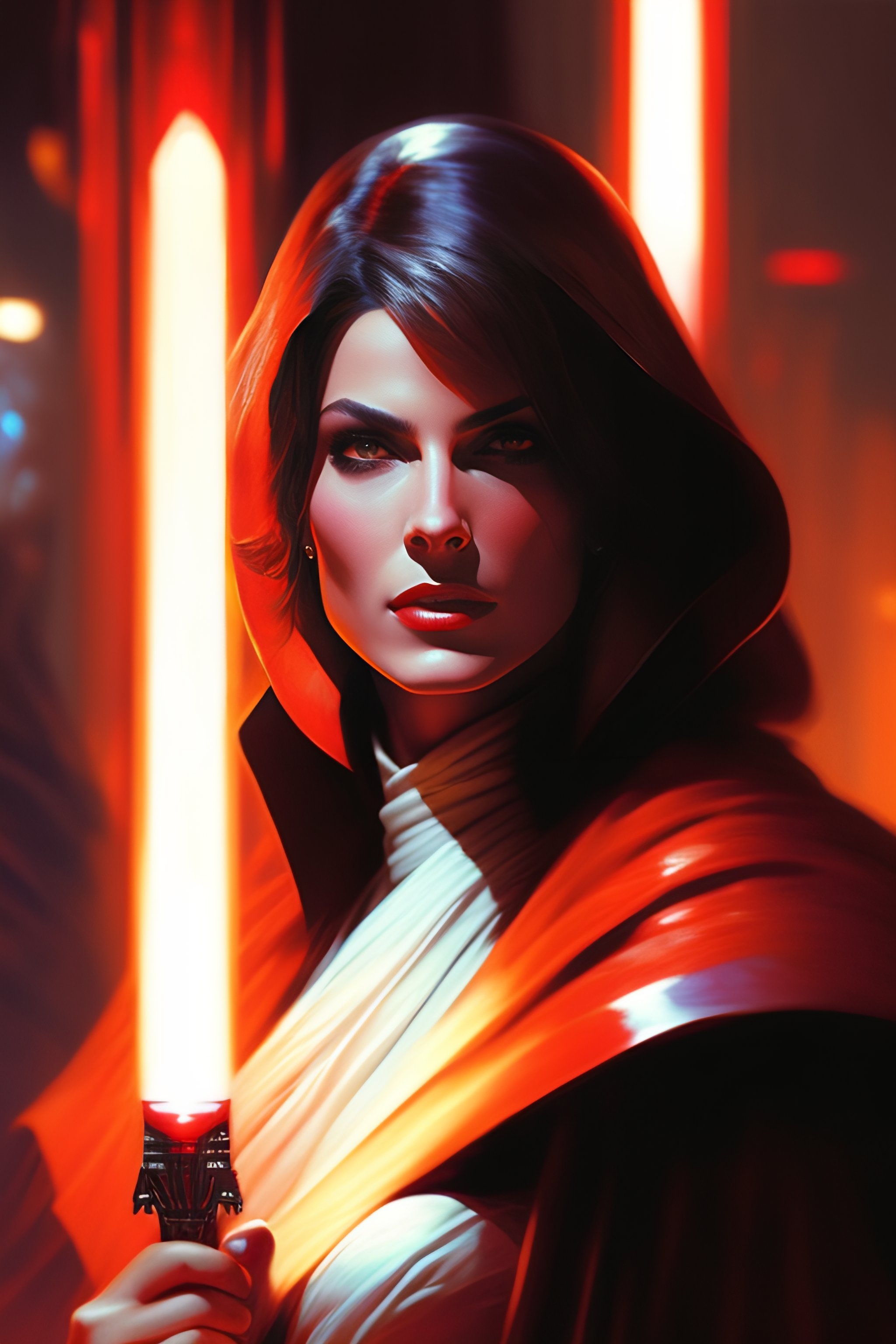 Lexica - A selfie taken during a party at the jedi temple, female Sith ...