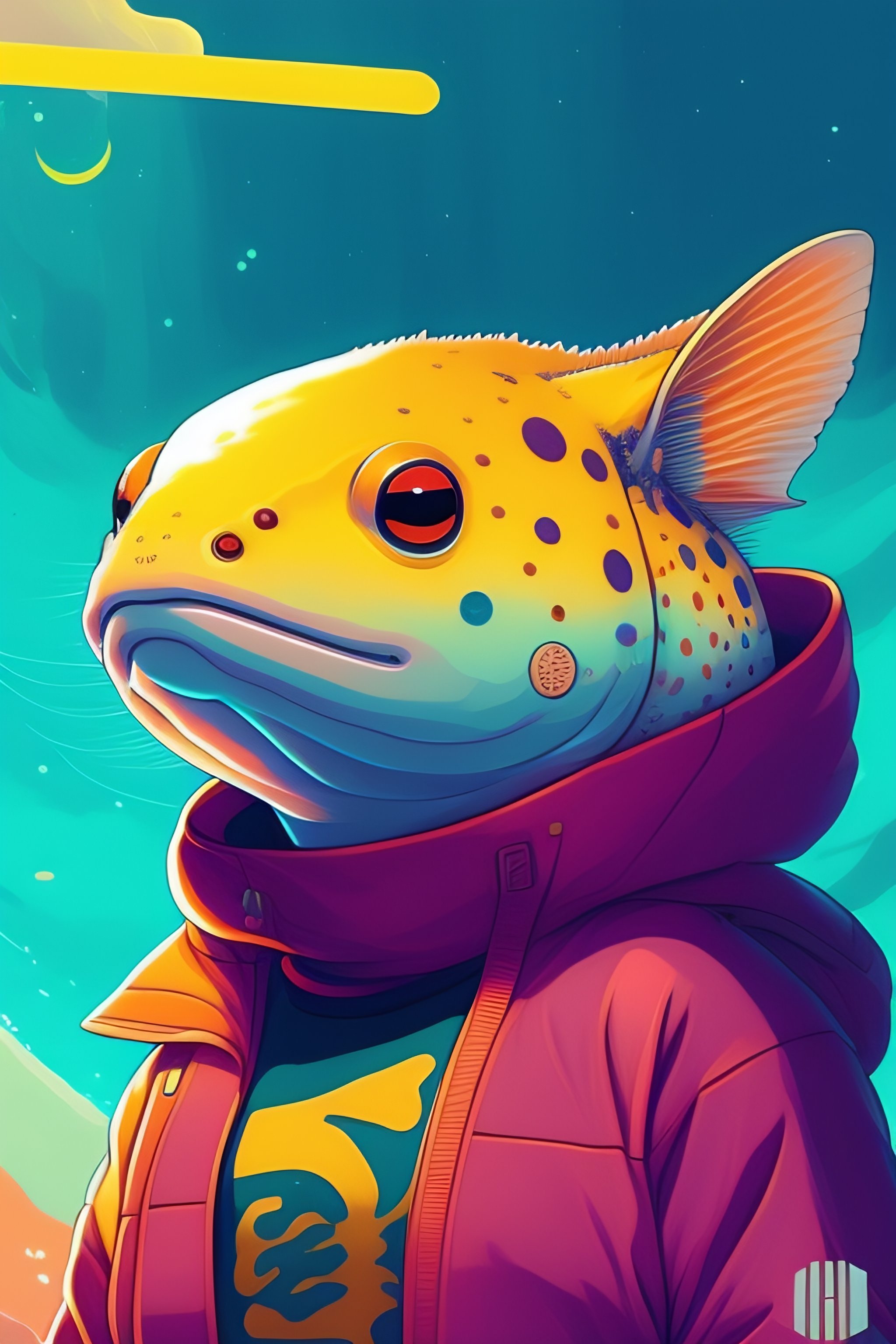Lexica - Photo of a axolotl in the space, style of laurie greasley ...
